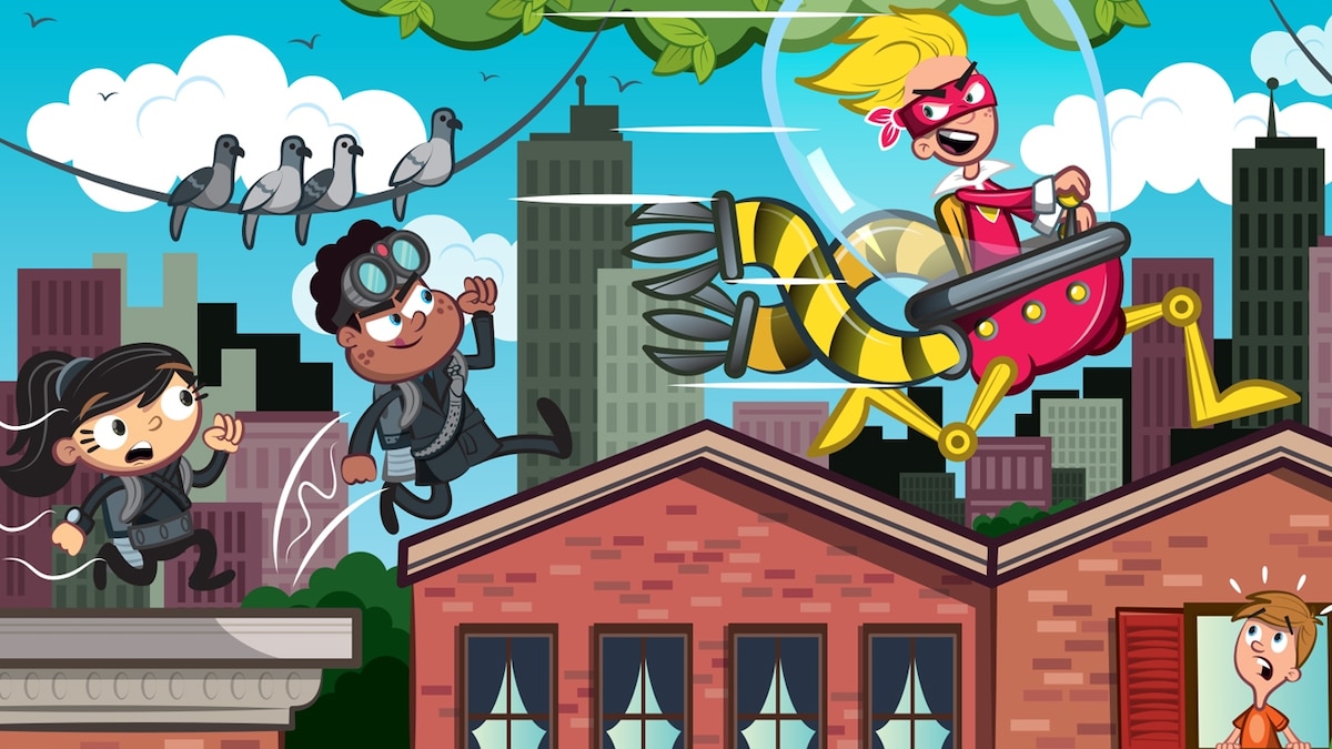 Funny Fill-In: Rooftop Chase | National Geographic Kids