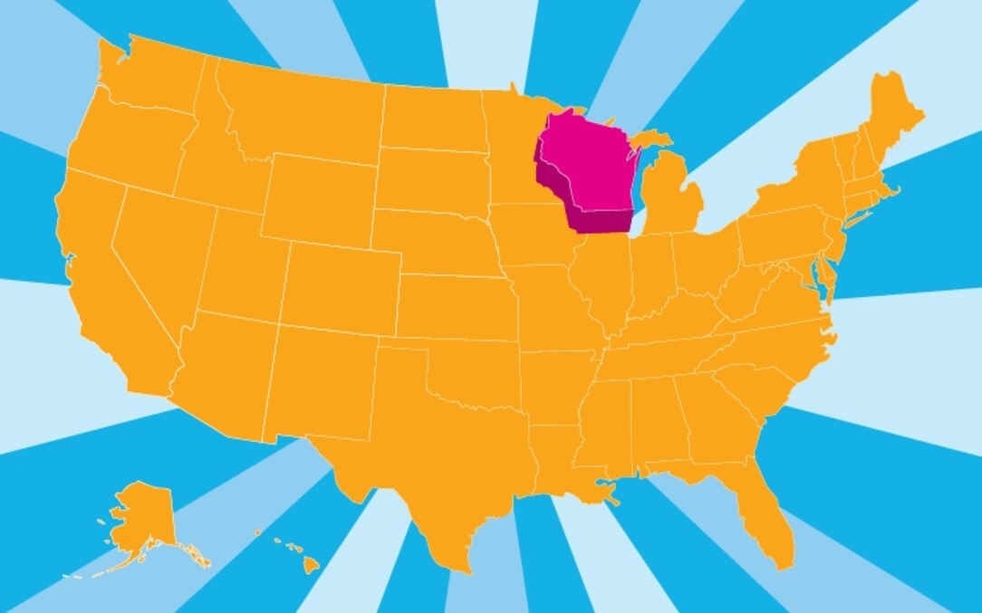 Wisconsin State Nickname Wisconsin For Kids | US States Learning Video