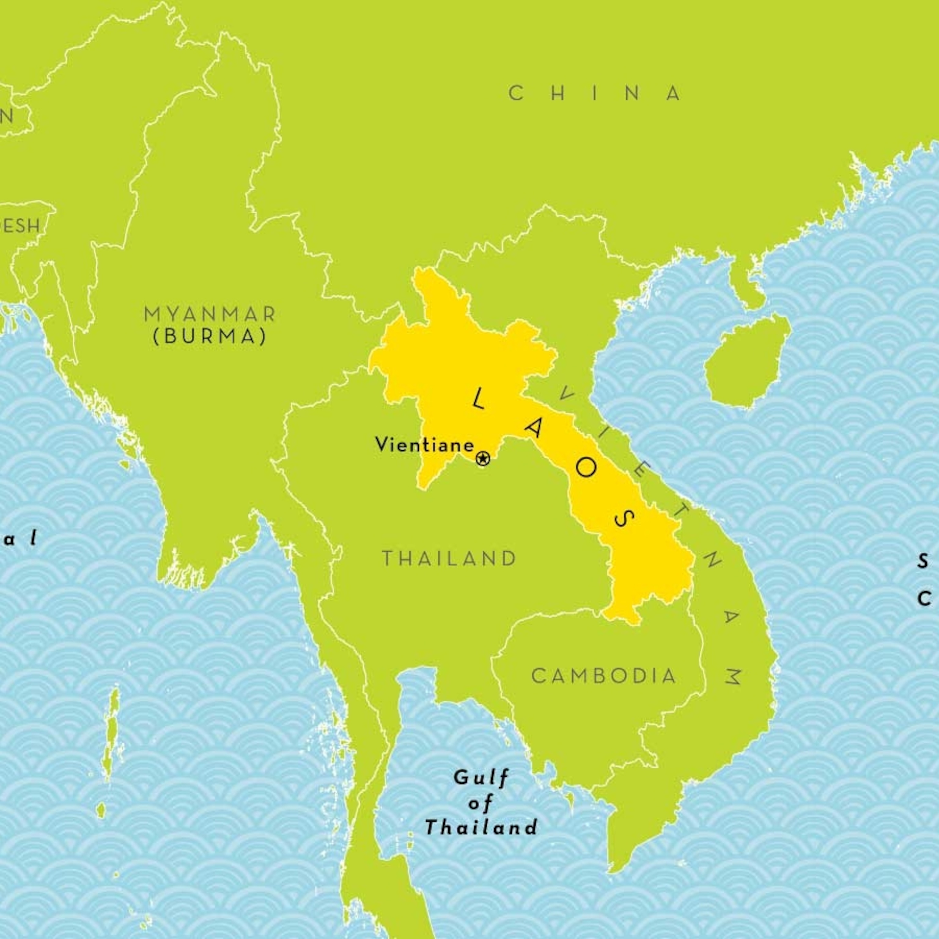 Louse Asia Map