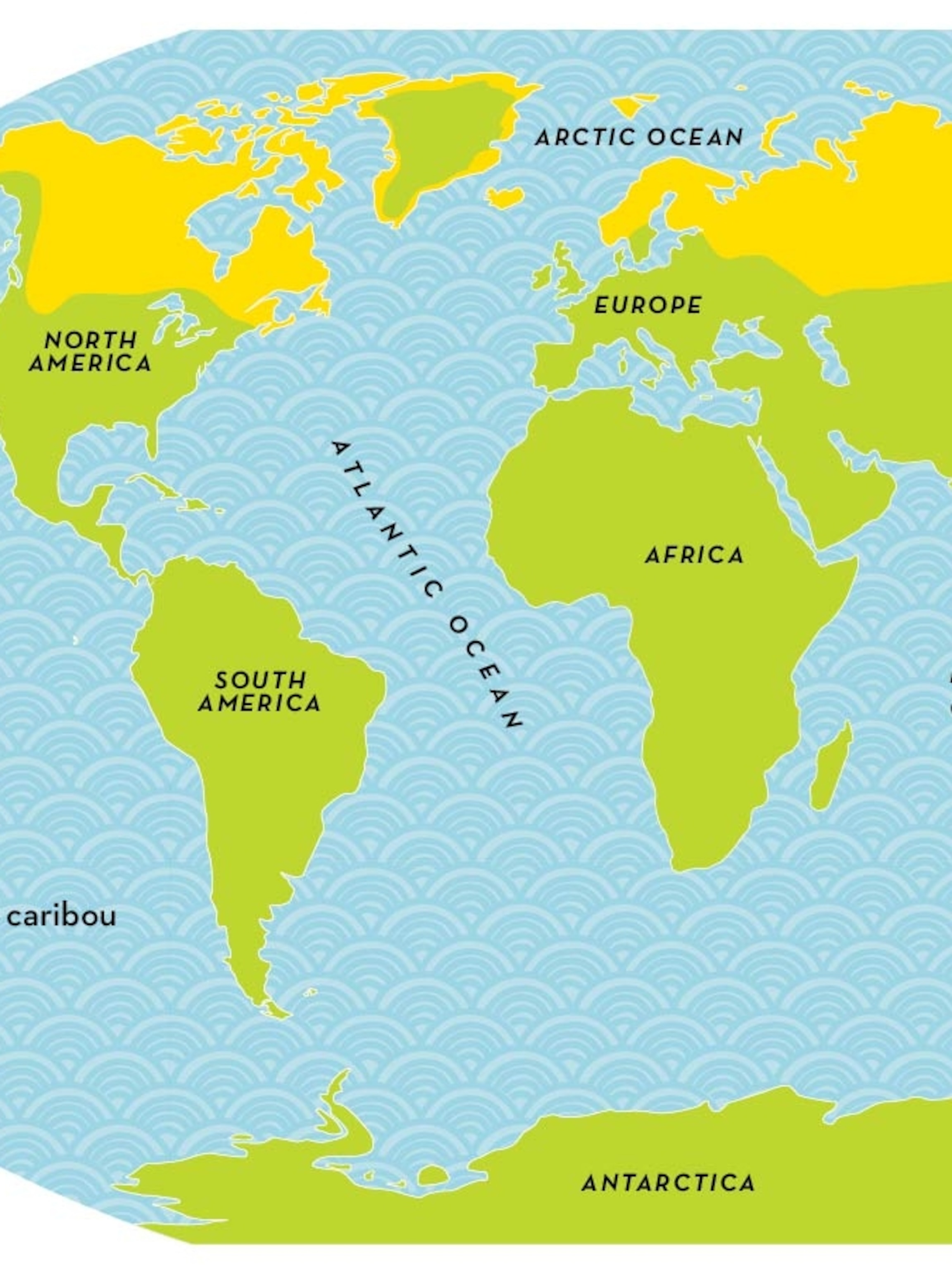 Where do caribou live store