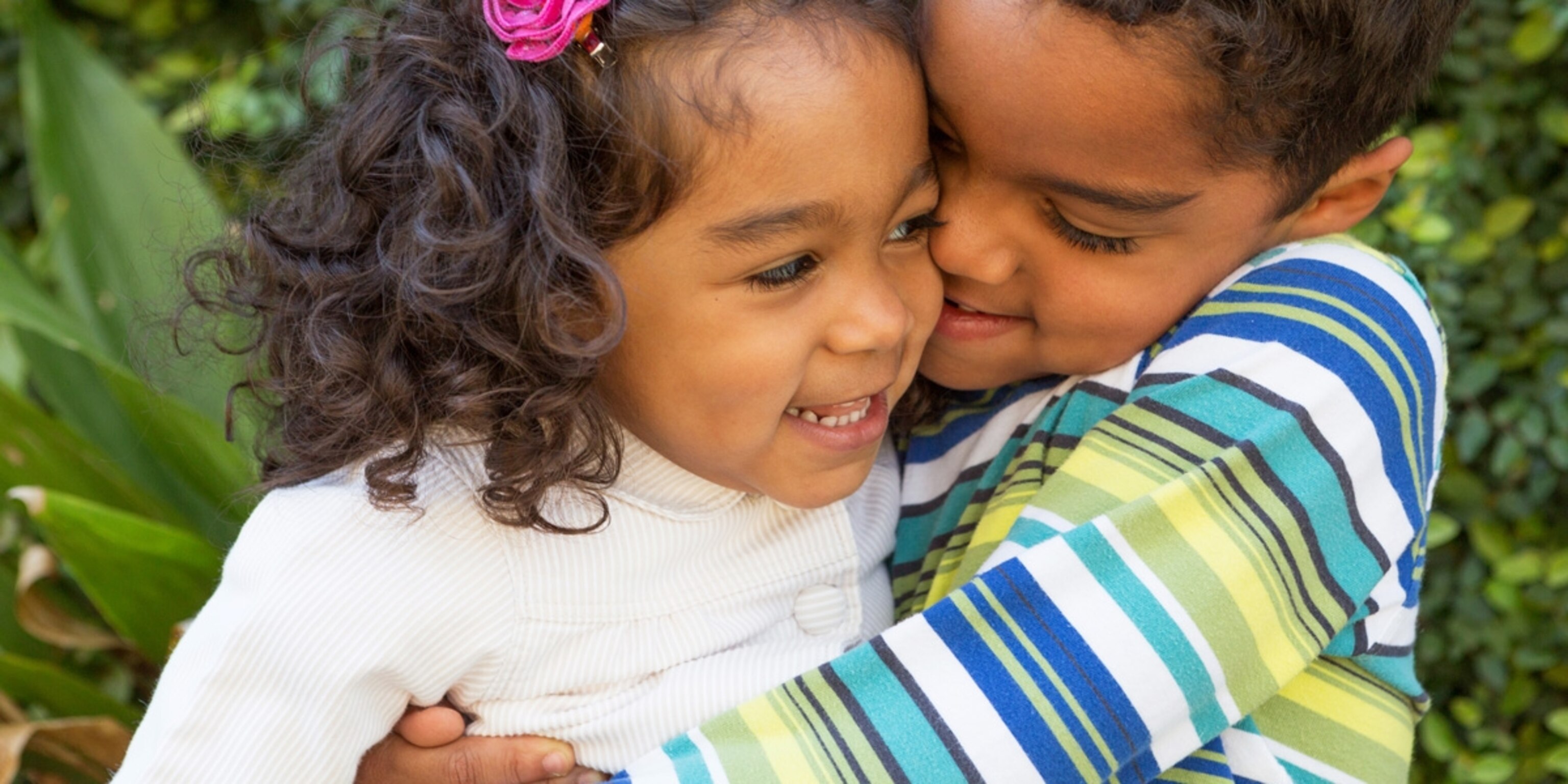 Children Hugging Each Other