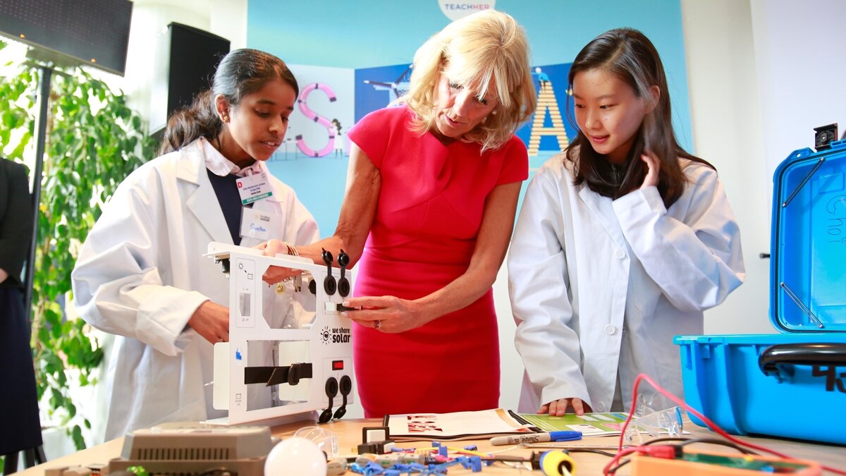 What having a teacher as first lady might mean for your kid