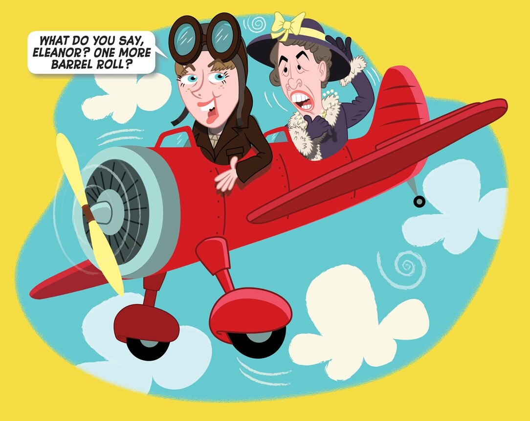 Amelia Earhart Quando Crianca Em Cores