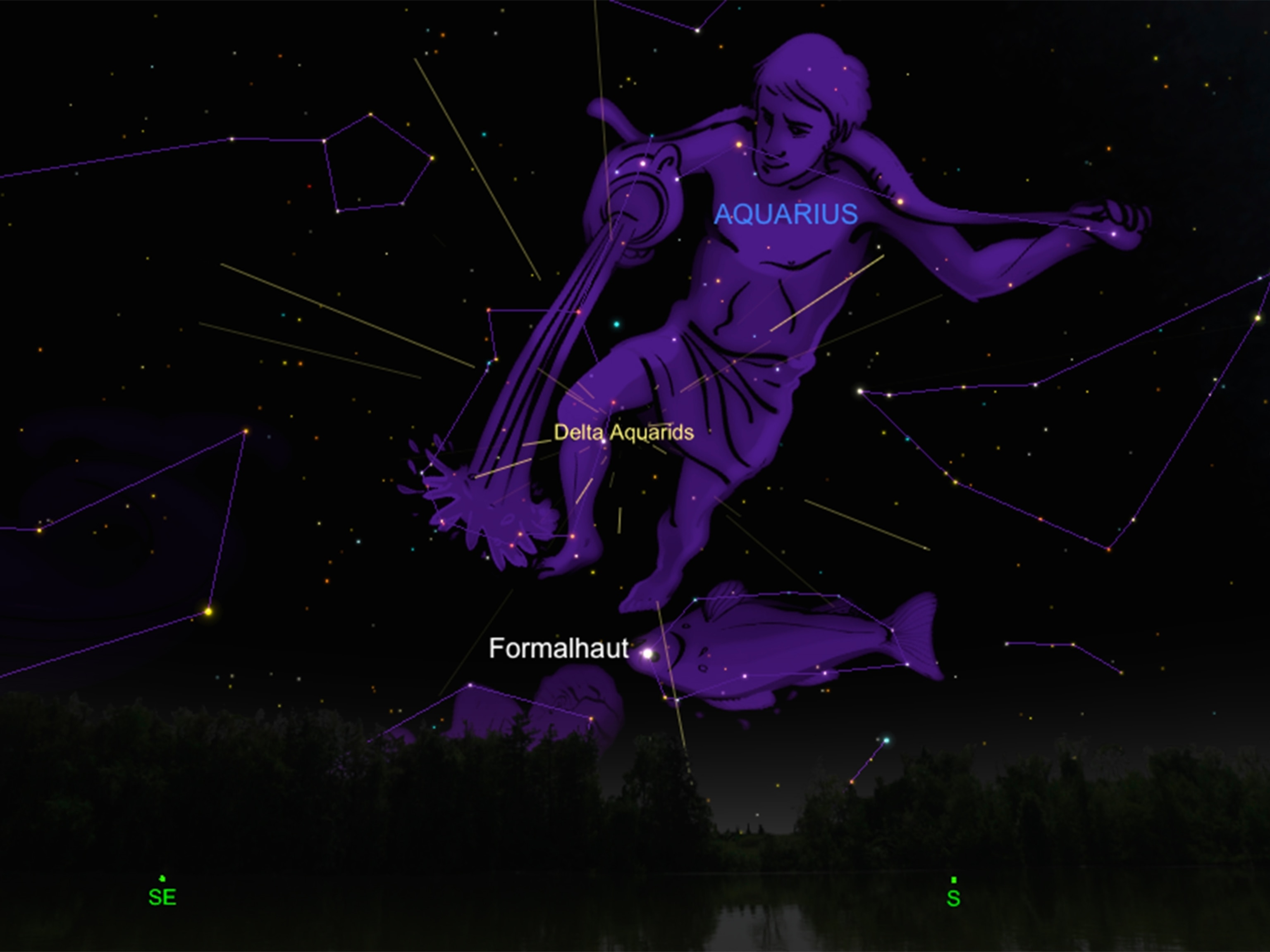 A Blue Moon and Meteors Compete for Attention This Week
