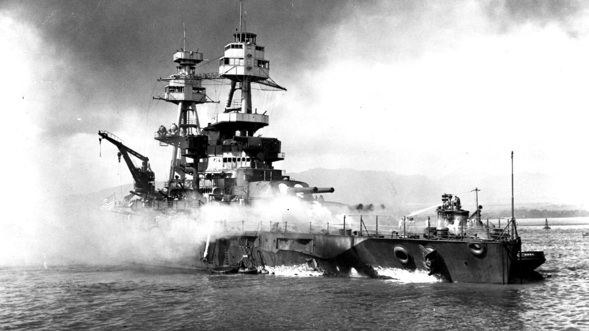 Discovered! A sunken US battleship