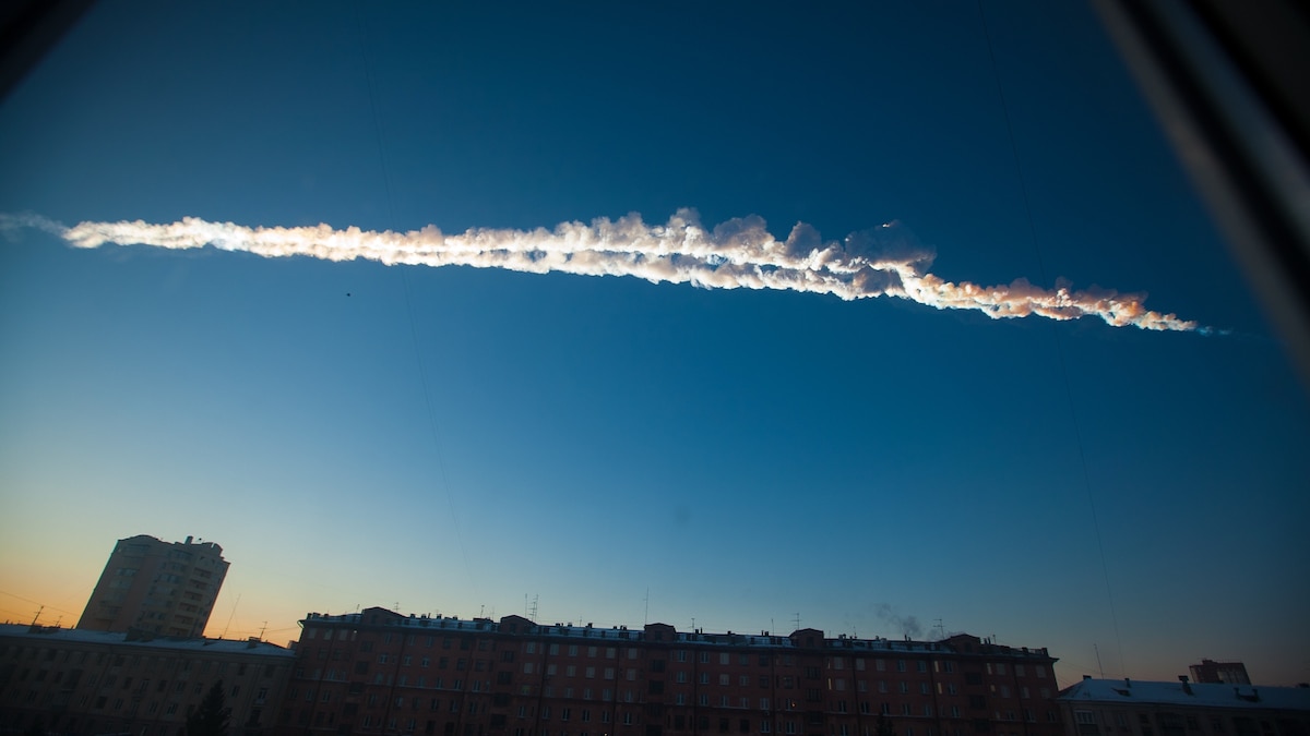 Russian Meteorite's Fiery Entry Captured by Satellites | National ...