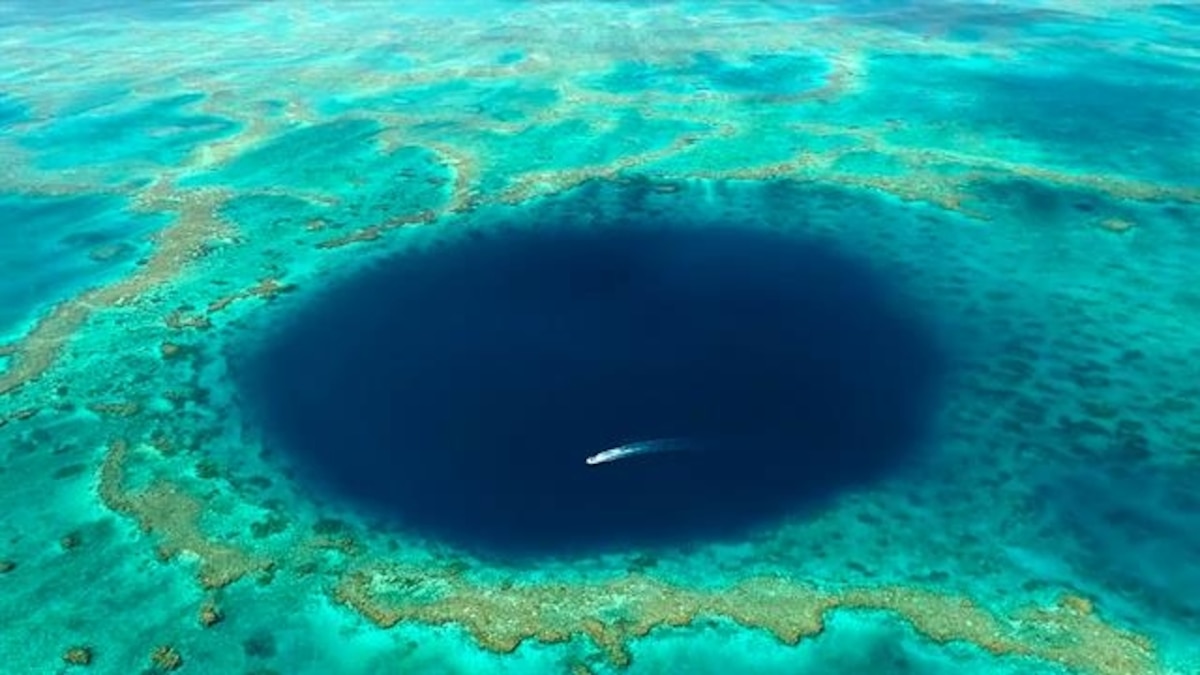 Peer Inside a Mysterious Blue Hole in the Great Barrier Reef | National ...