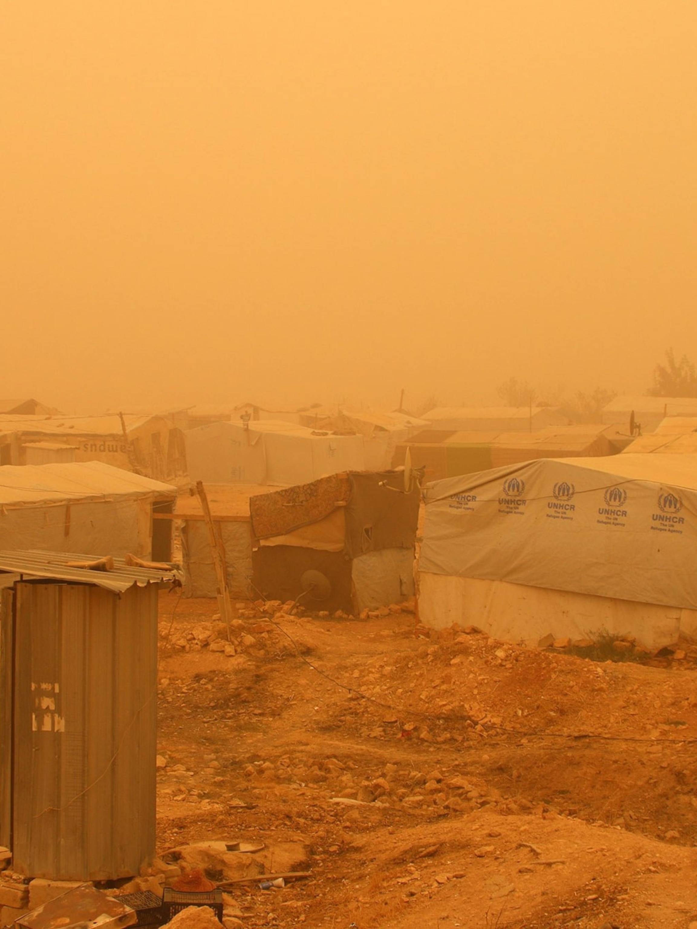 Severe Sandstorms In The Desert