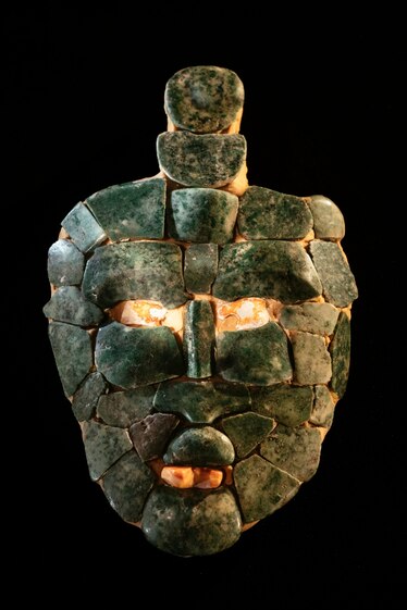 Stunning jade mask found inside the tomb of a mysterious Maya king