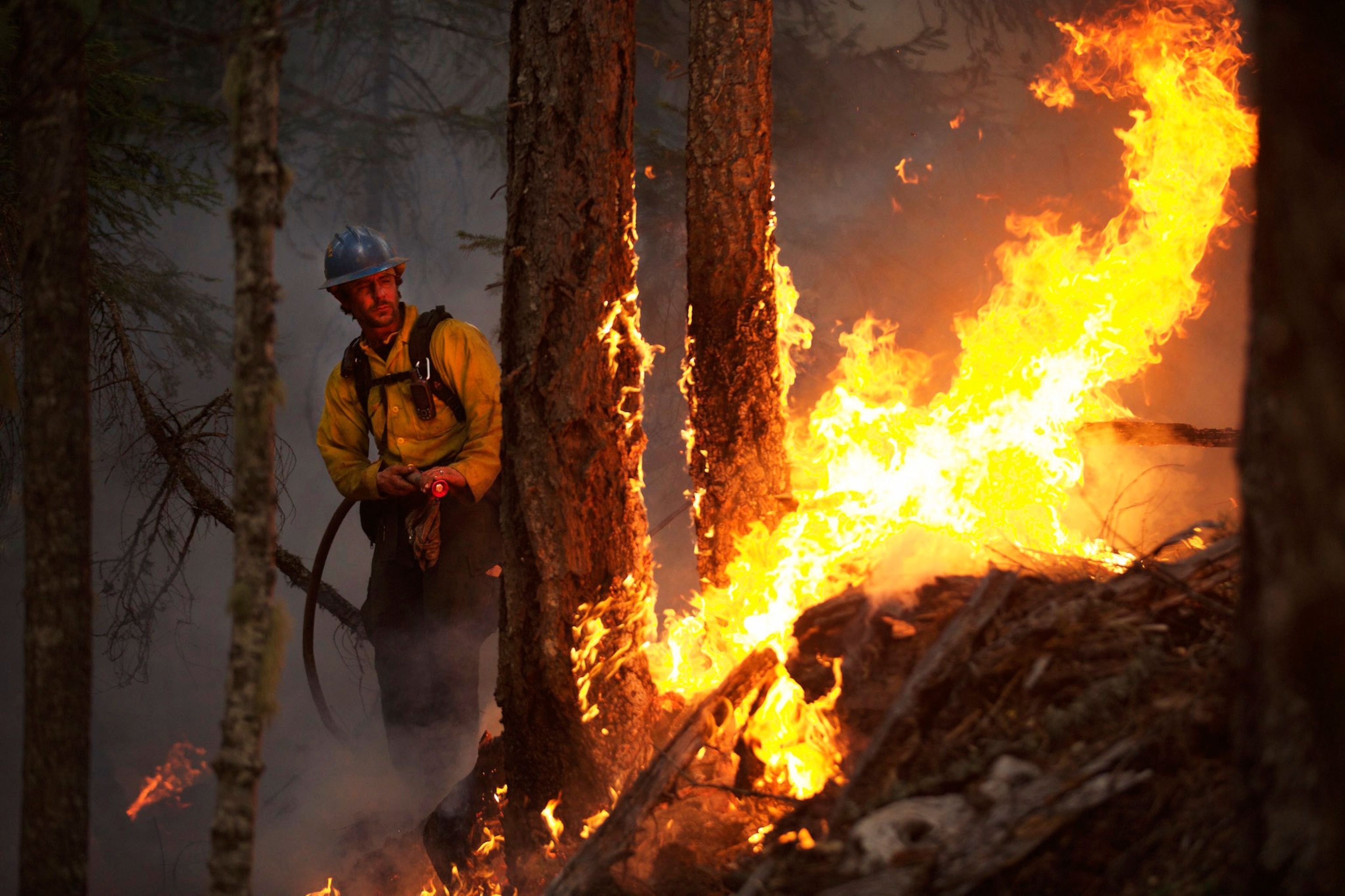A Photographer Inside the Wildfires