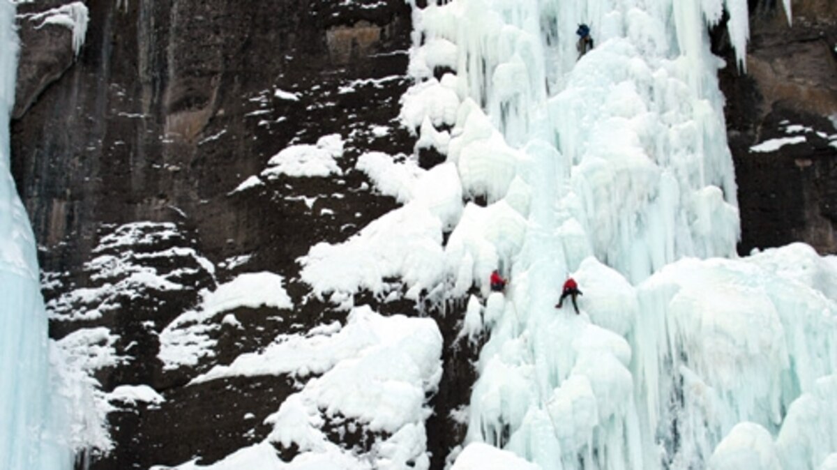The Sound of Ice: Erik Weihenmayer Climbs Bridal Veil Falls | National ...