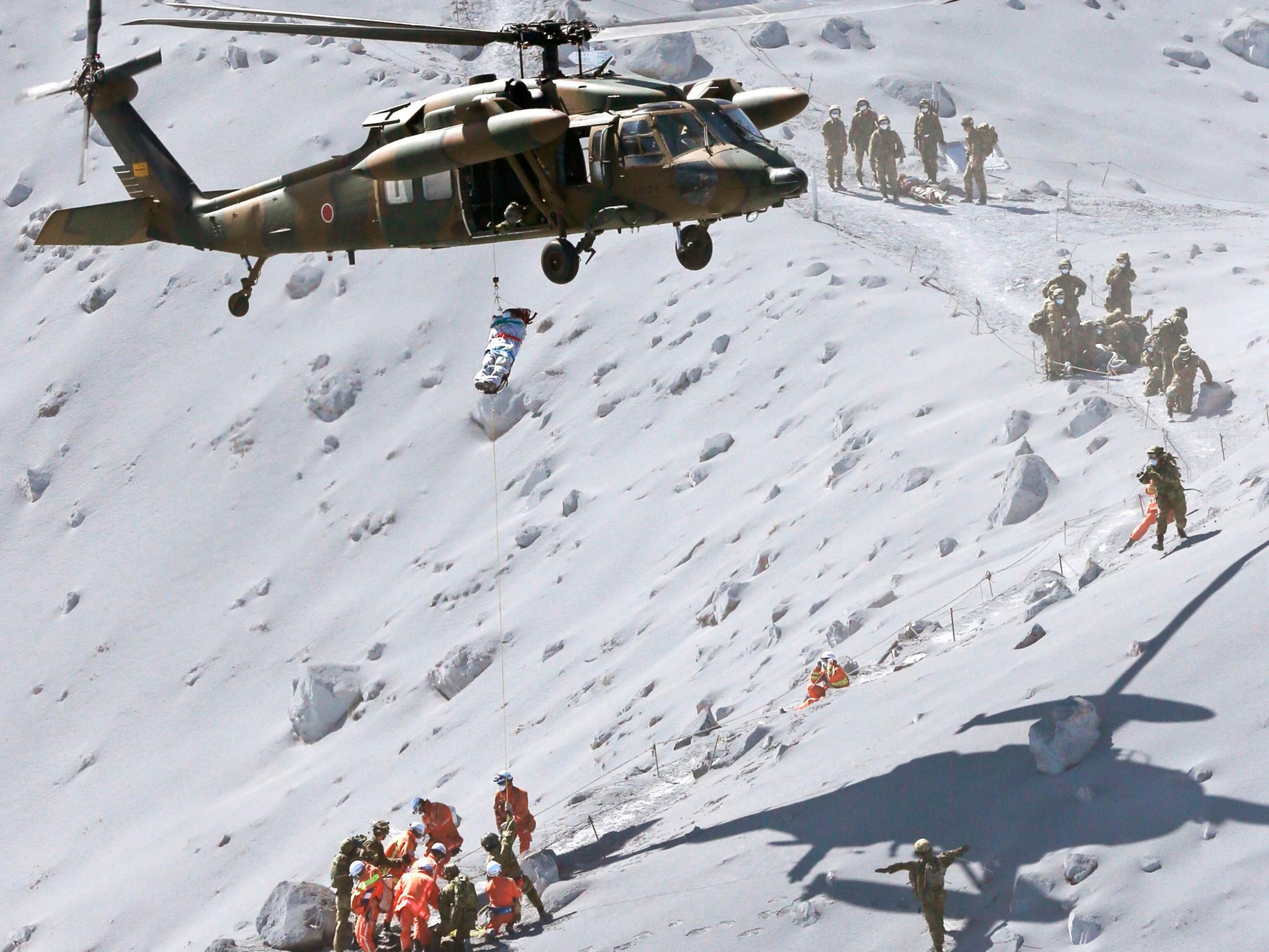 Pictures: Japanese Volcano That Killed Hikers