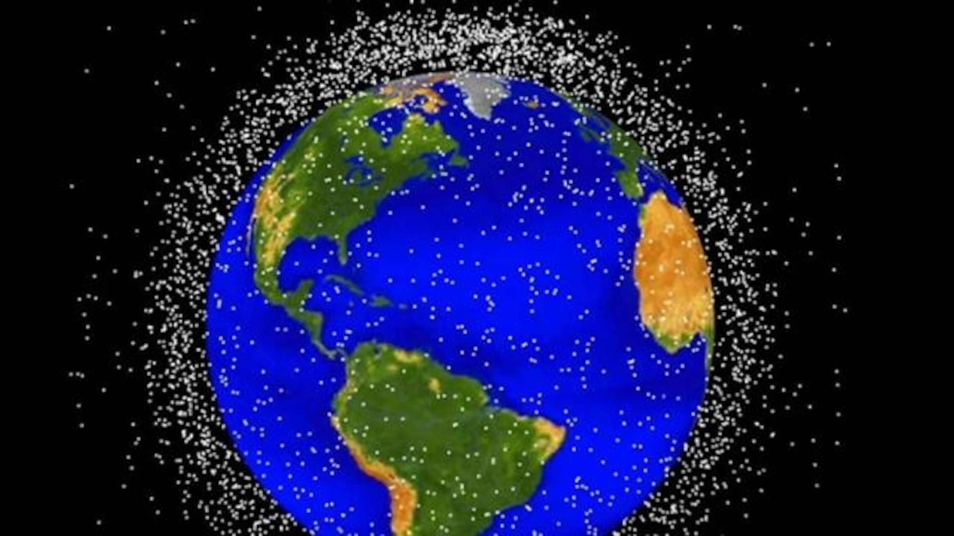 Polluted Earth From Space