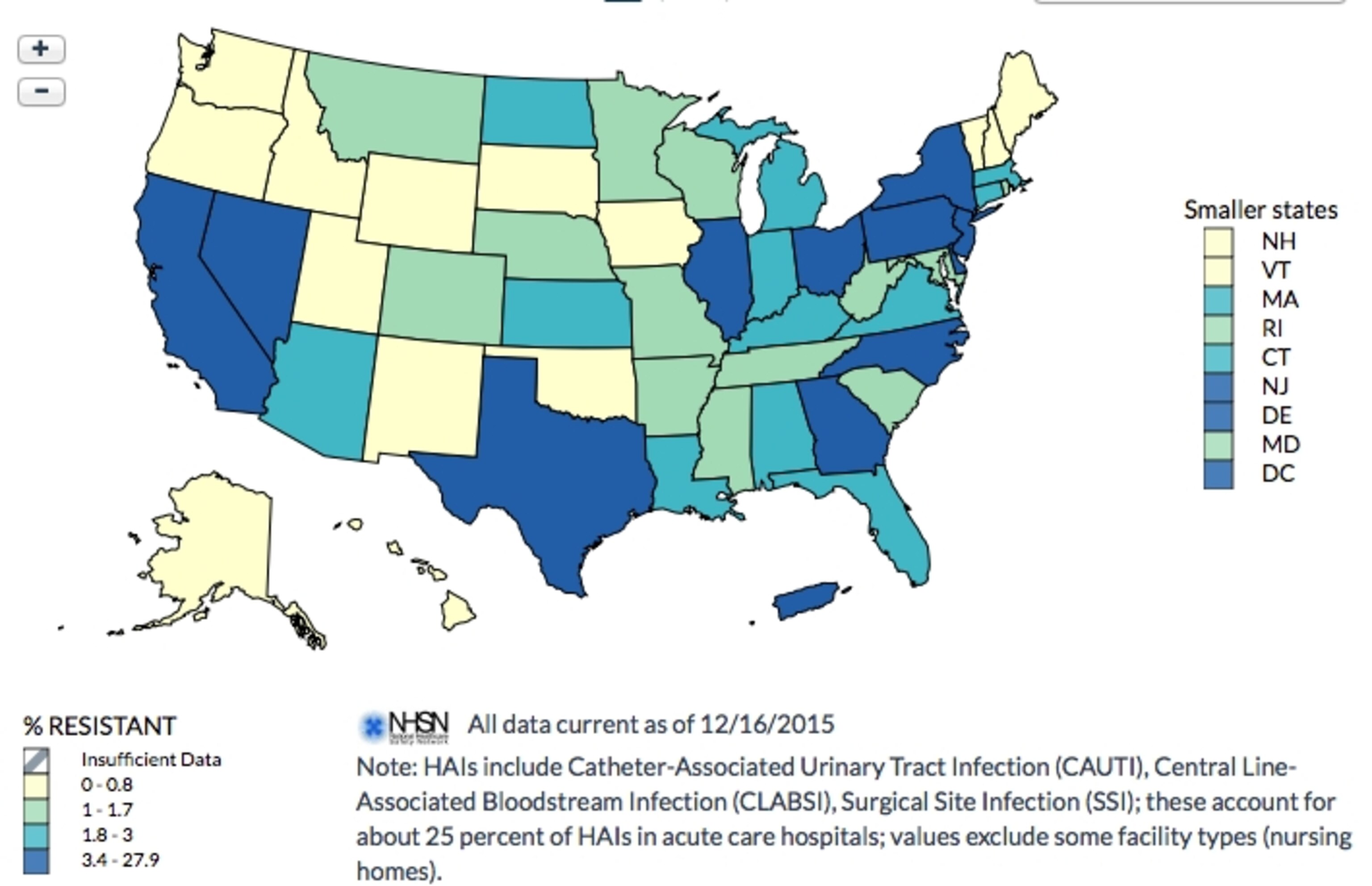 Some US Hospital Infections Dropping, But Superbug Risks Are High ...