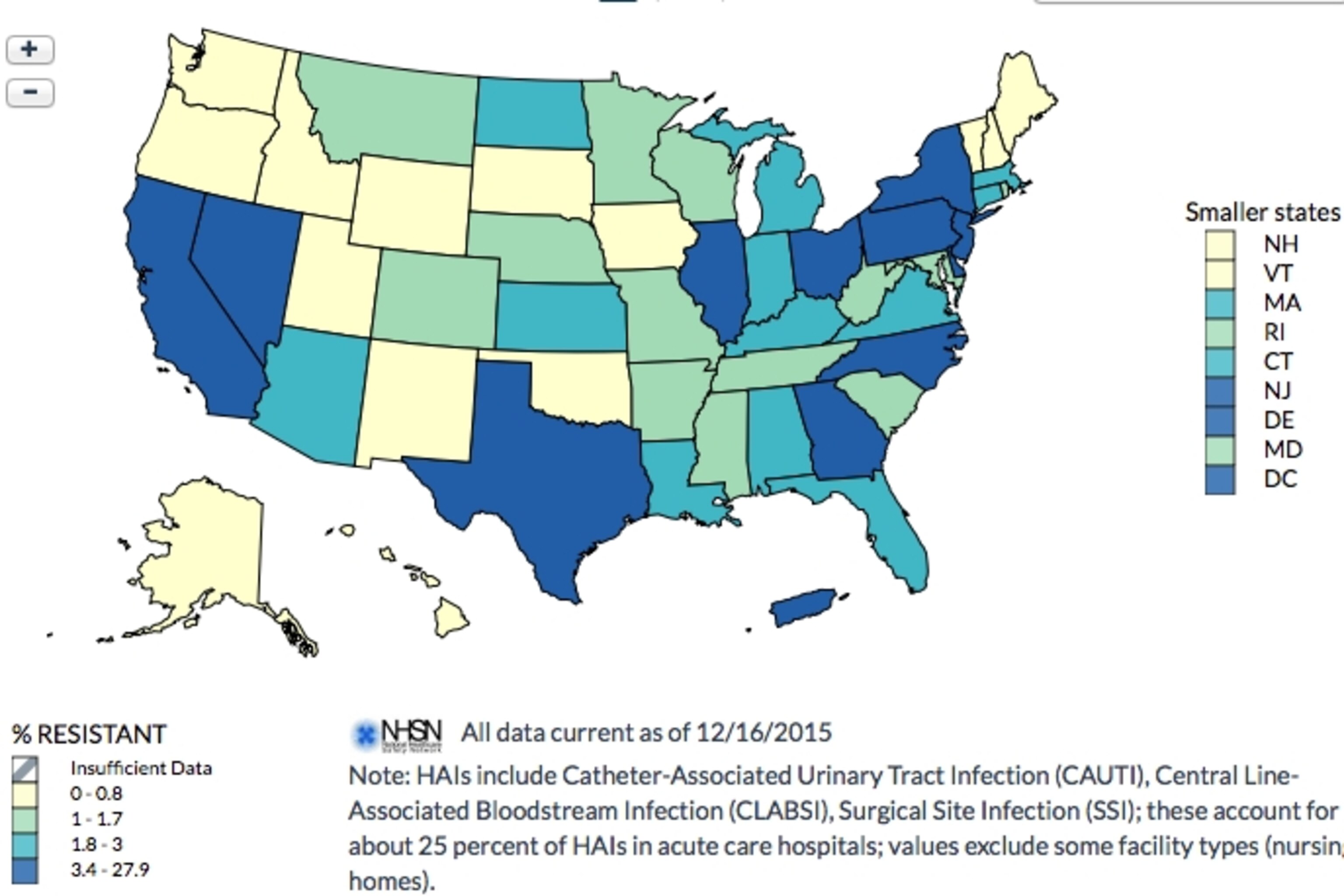 Some US Hospital Infections Dropping, But Superbug Risks Are High