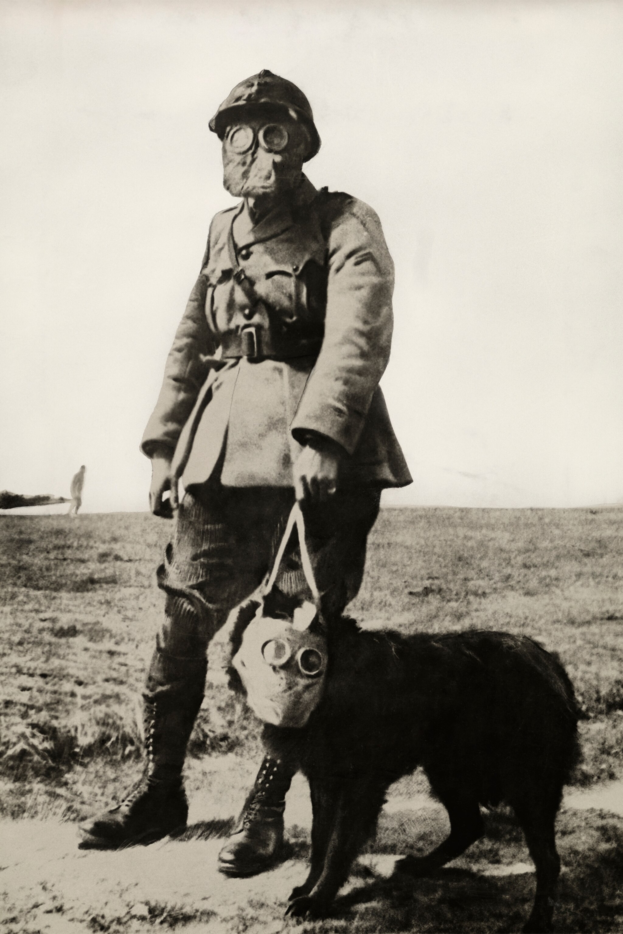 German Soldier Ww1 Gas Mask