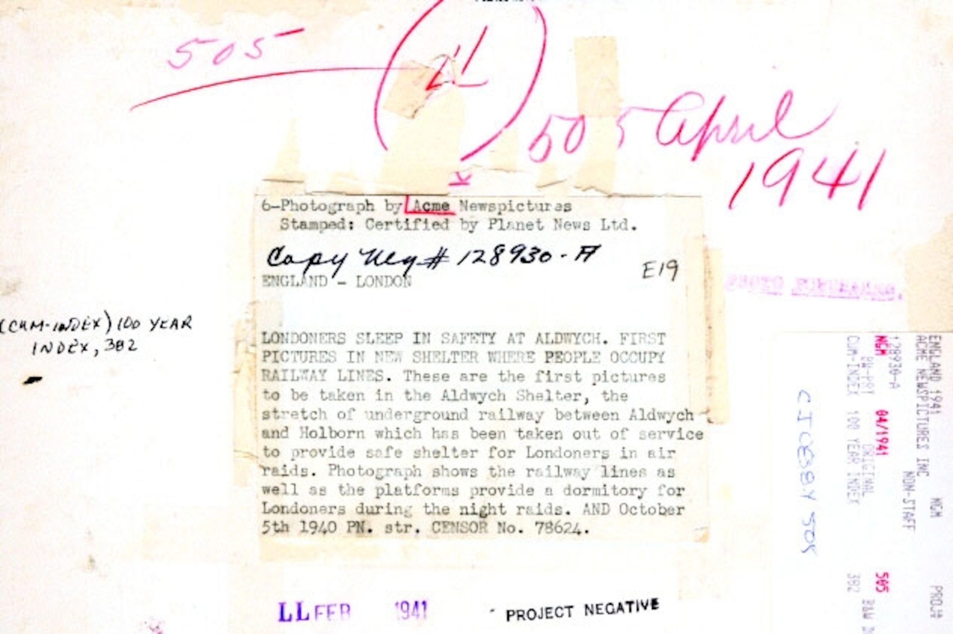 Found in the Archives, Seldom Seen Photos From World War II