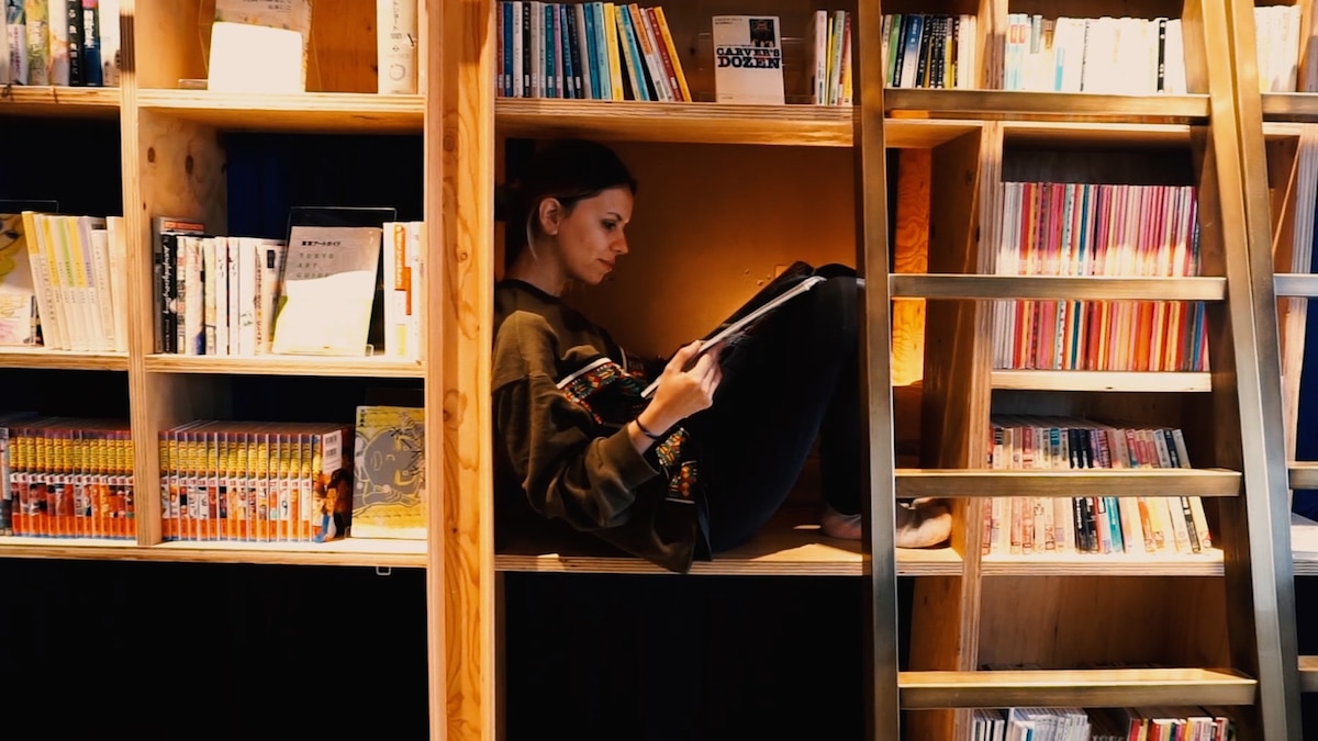 Sleep Inside a Bookshelf at Book and Bed Hostel in Tokyo | National ...