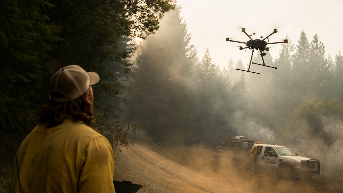 Fireball-dropping drones and the new technology helping fight fires ...