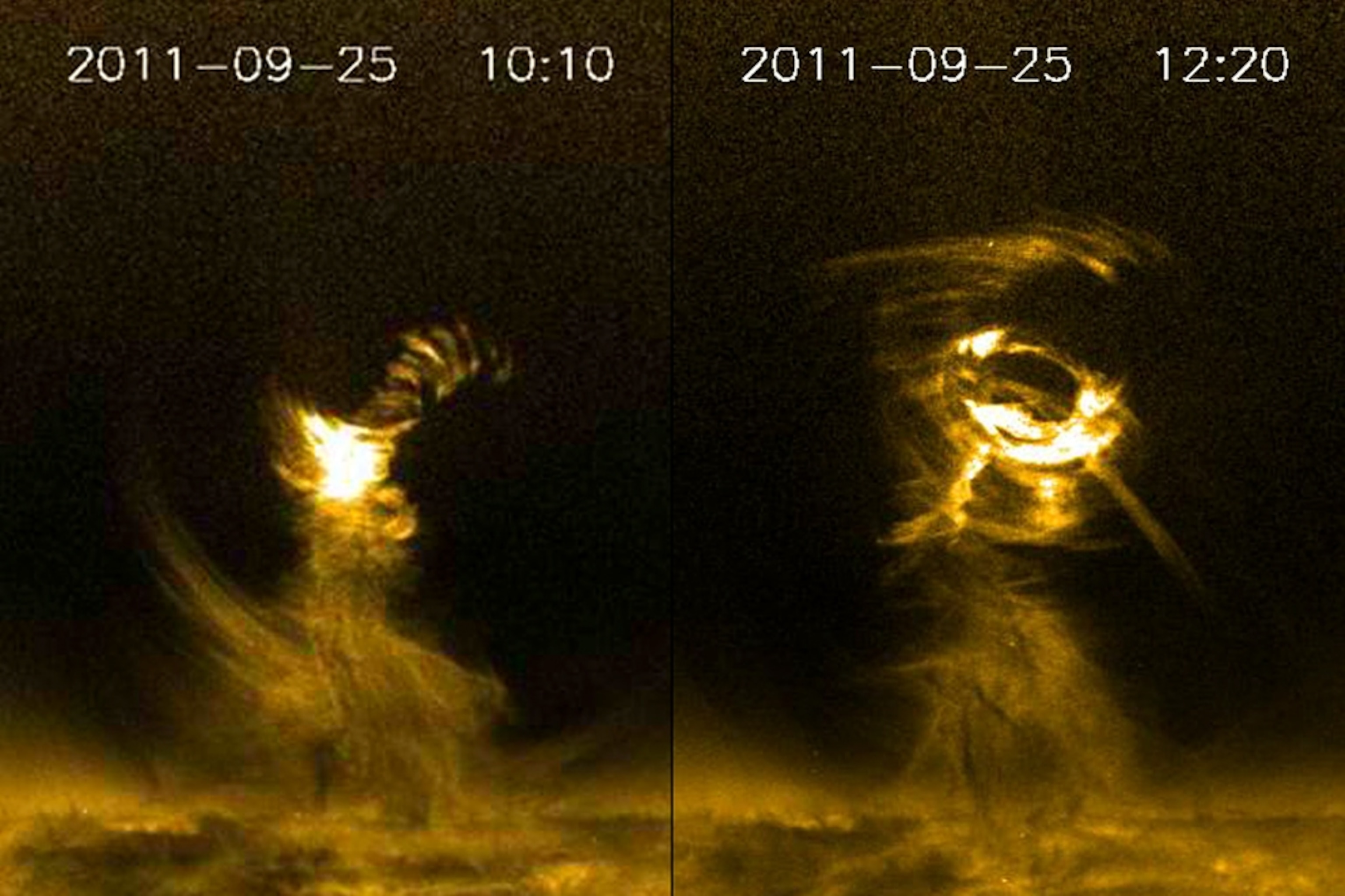 Giant Solar Tornado Caught in NASA Video