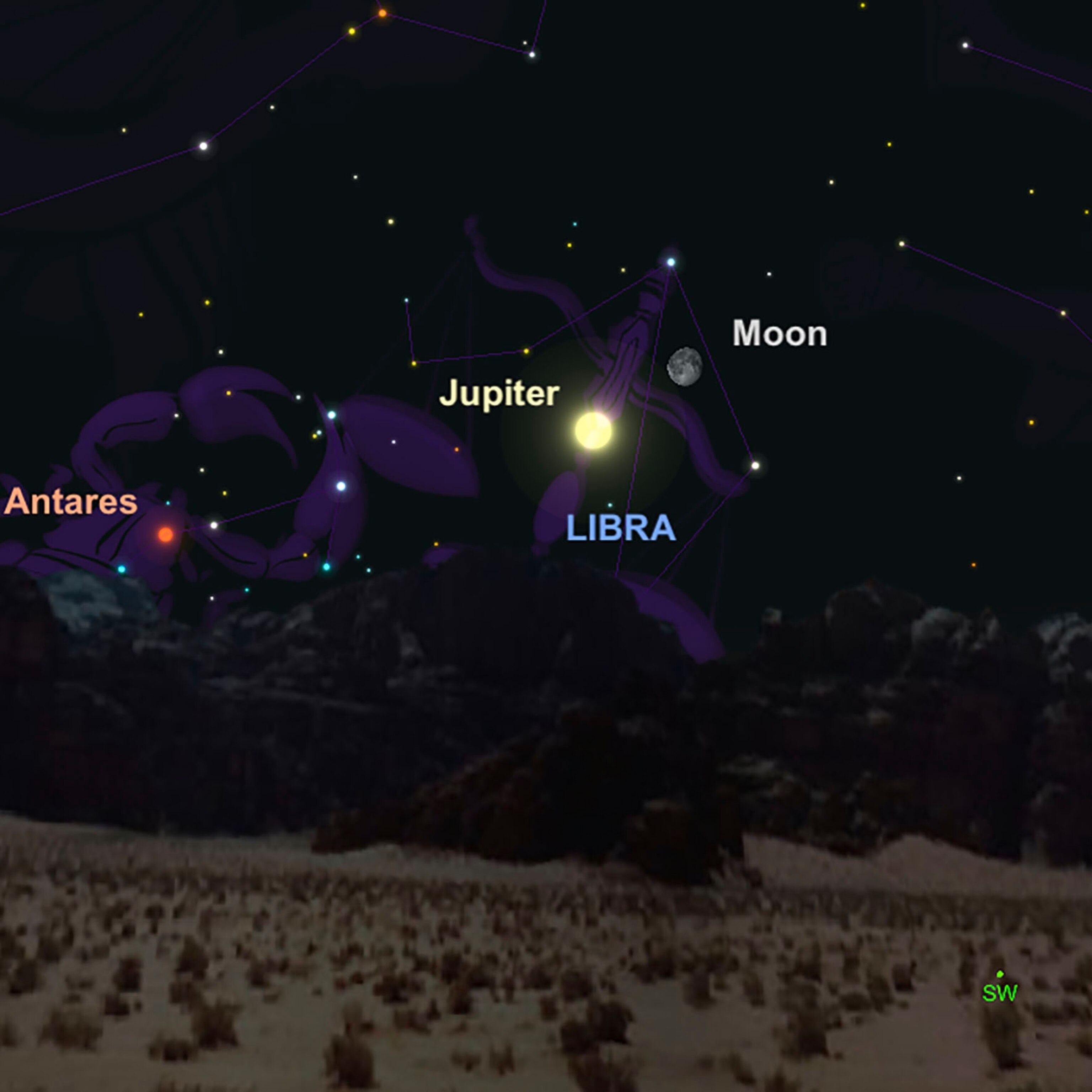 Spring Meteor Shower, and More Can't-Miss Sky Events in April