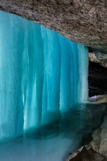 Admiring the winter lakes of Minneapolis