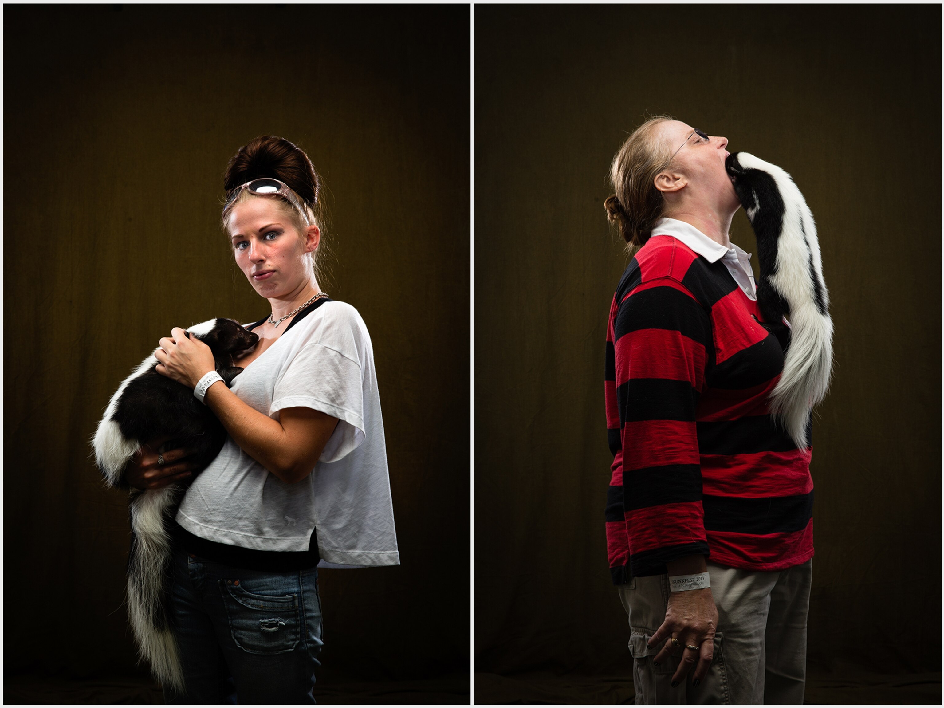 Pictures of Pet Skunks and Their Owners