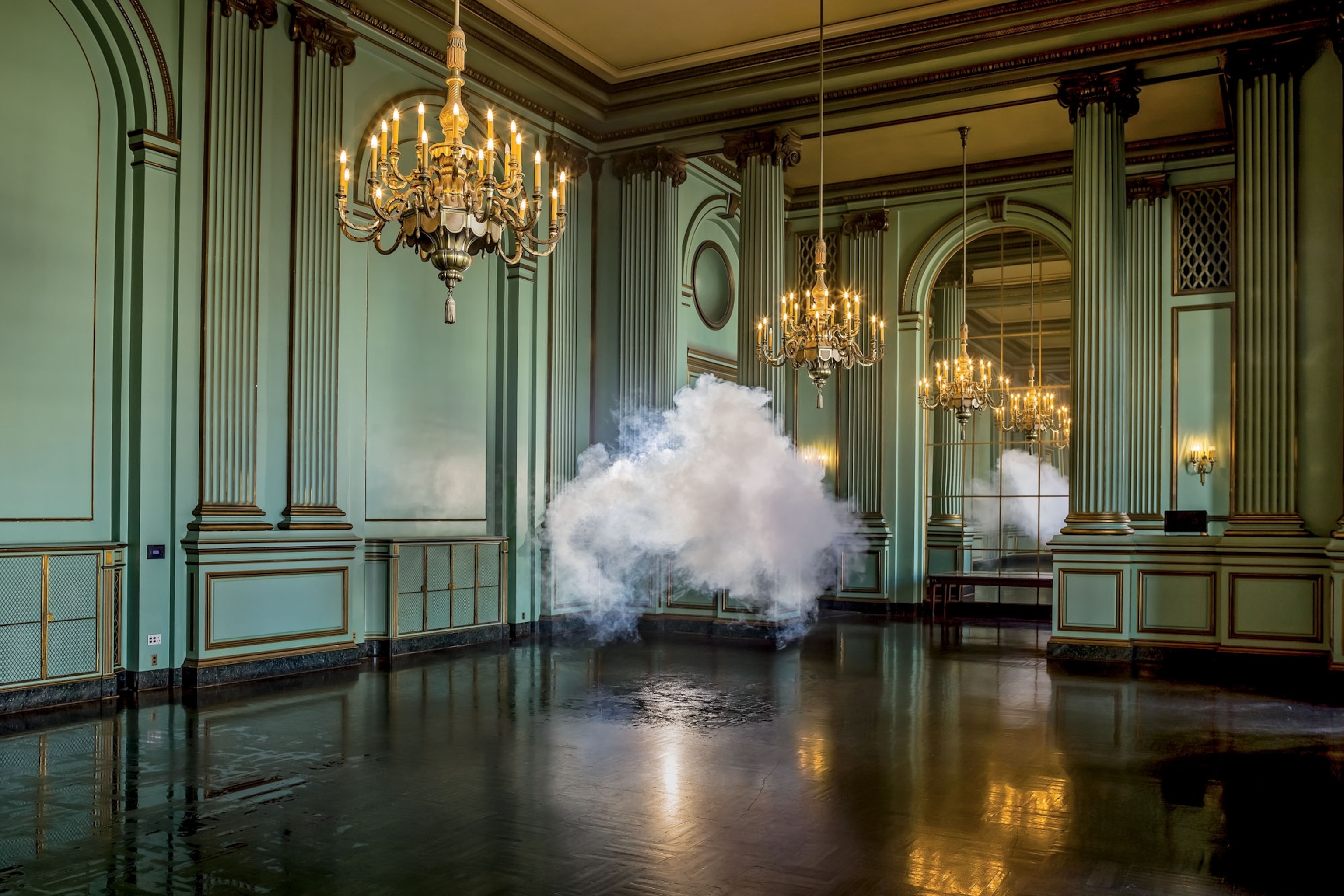Artist Berndnaut Smilde makes clouds appear in unexpected places