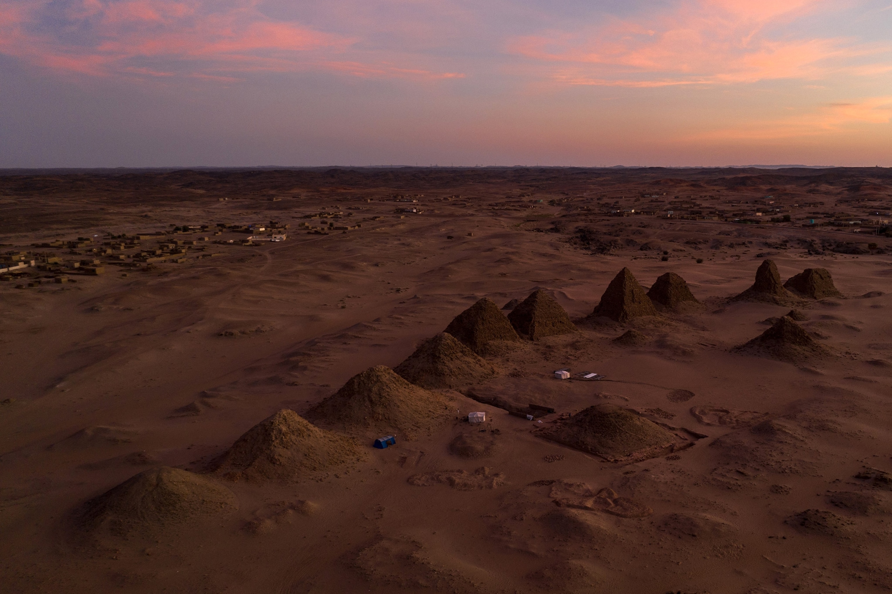 These mighty pyramids were built by one of Africa’s earliest civilizations