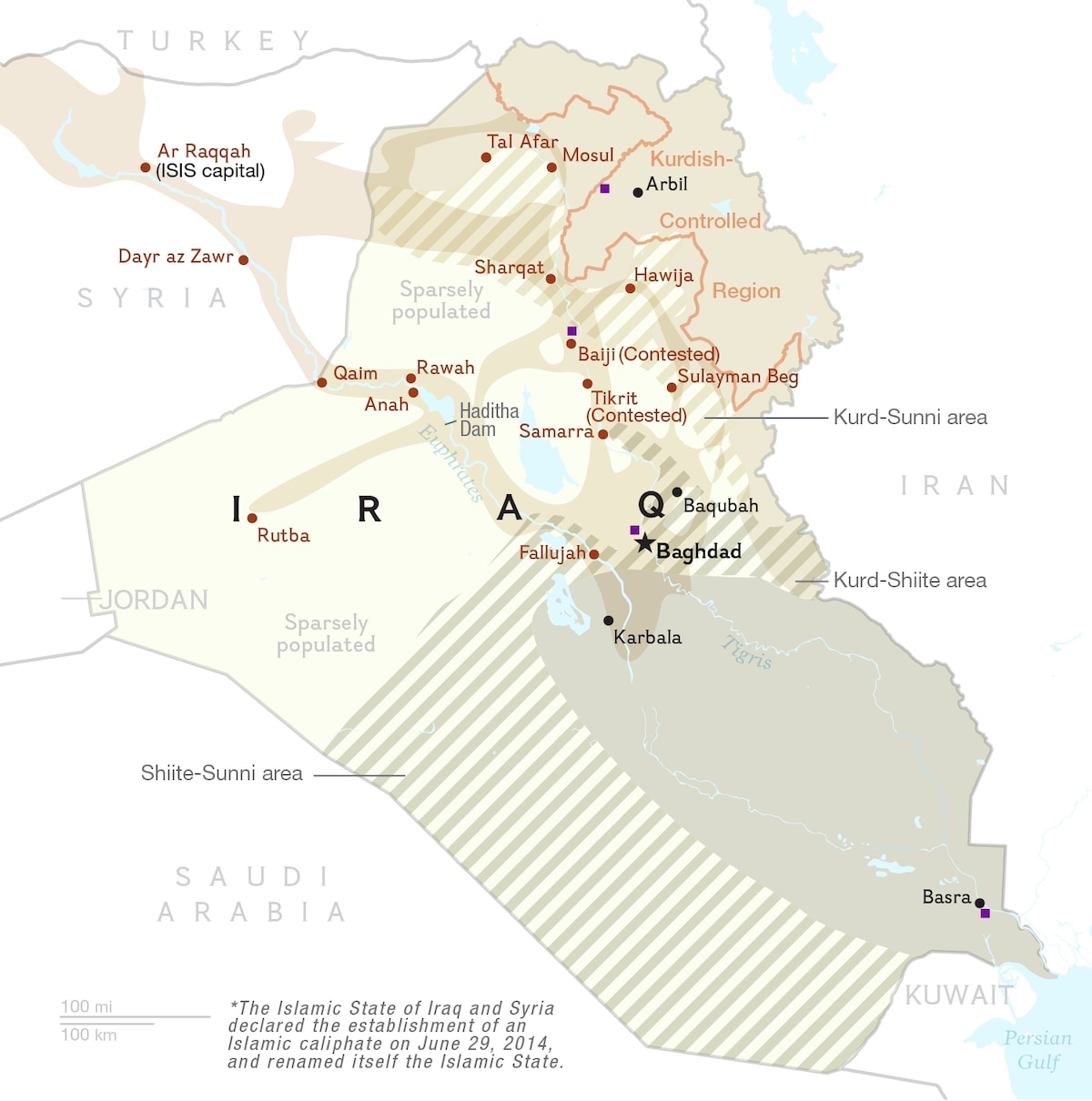 Iraq: 1,200 Years of Turbulent History in Five Maps