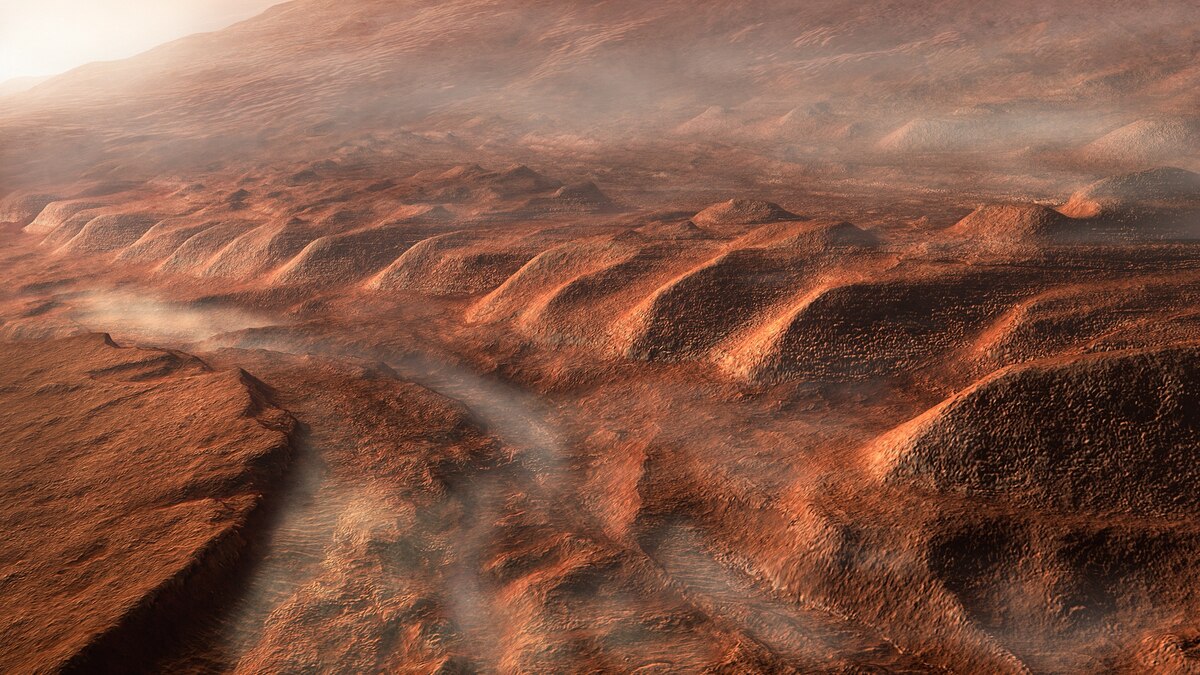 Mars Snow Falls Like Dry Ice Fog | National Geographic