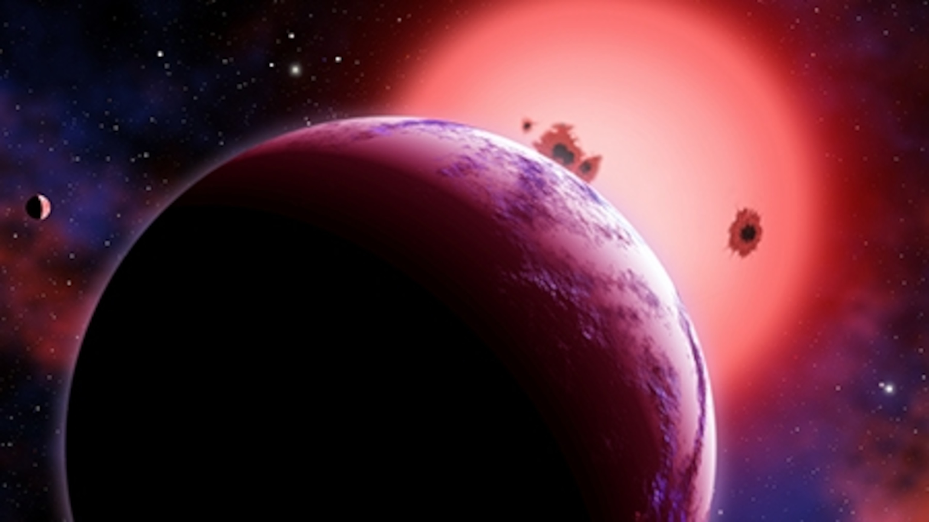 Pink Dwarf Planet