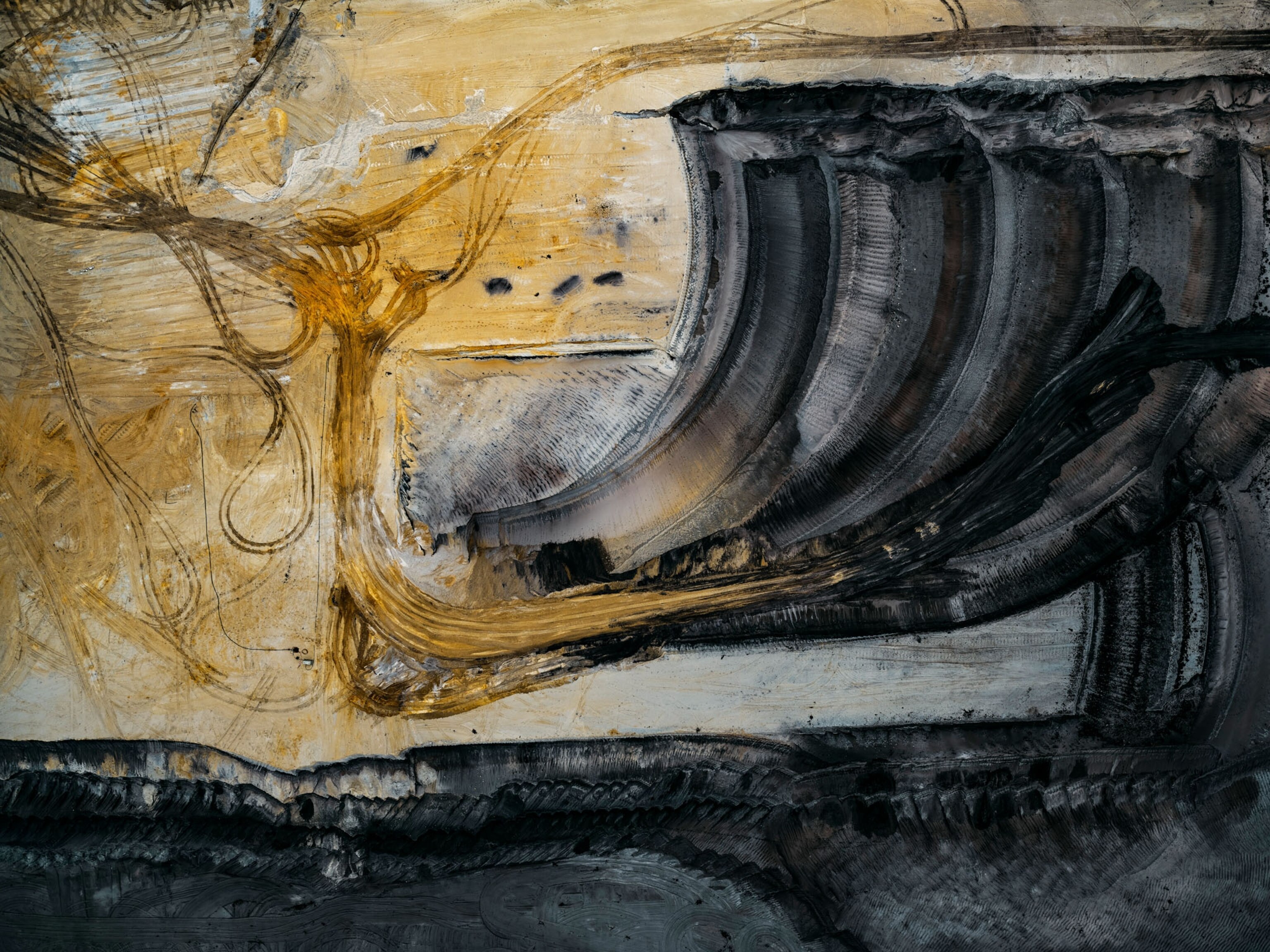 Eye-catching abstract photos reveal mining's scars on our planet