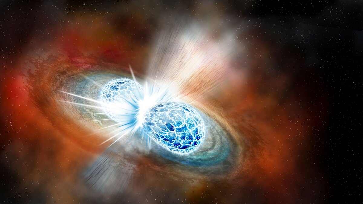 In a First, Gravitational Waves Linked to Neutron Star Crash | National ...