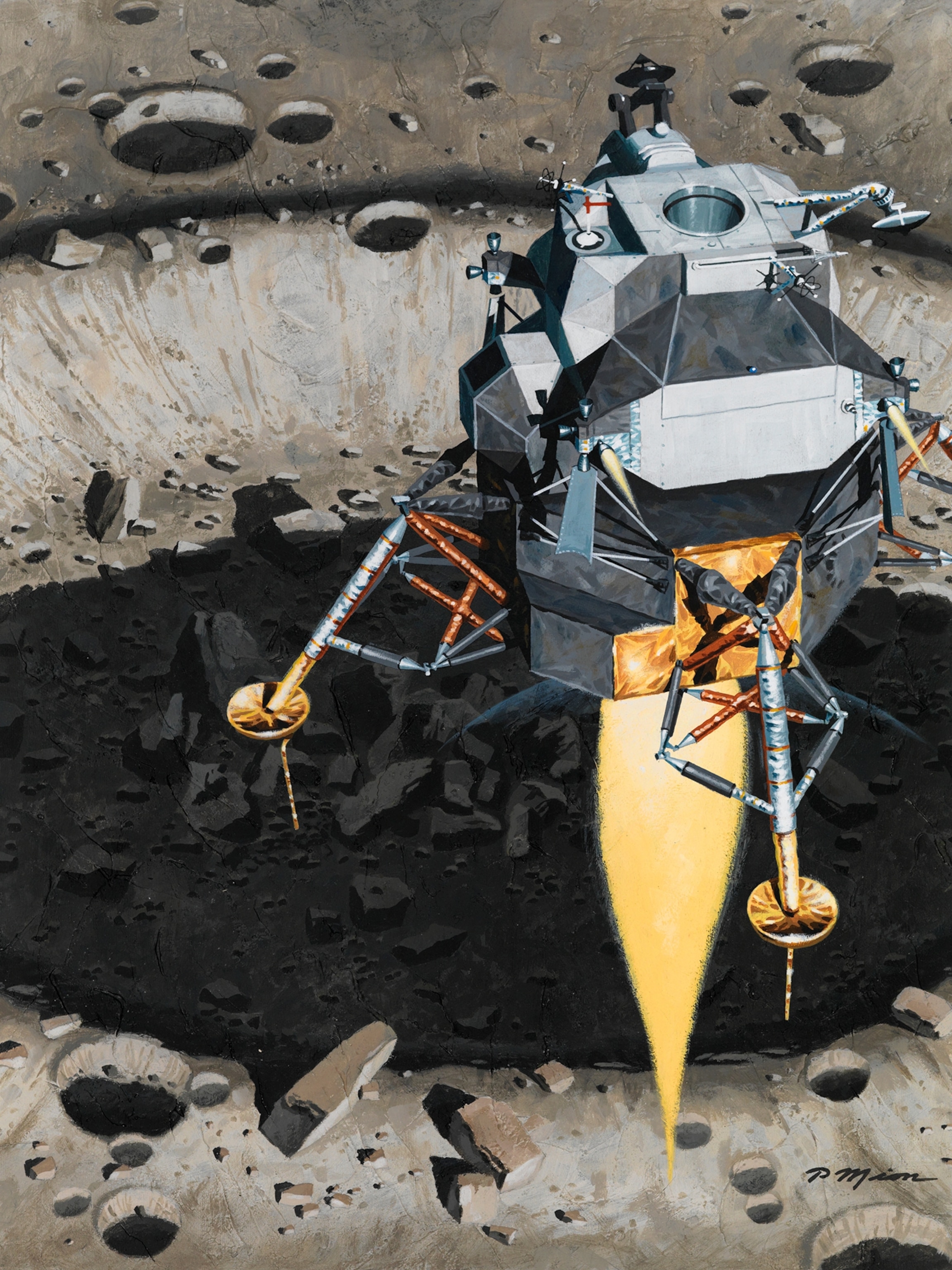 Apollo 11: See Our Vintage Moon Landing Illustrations