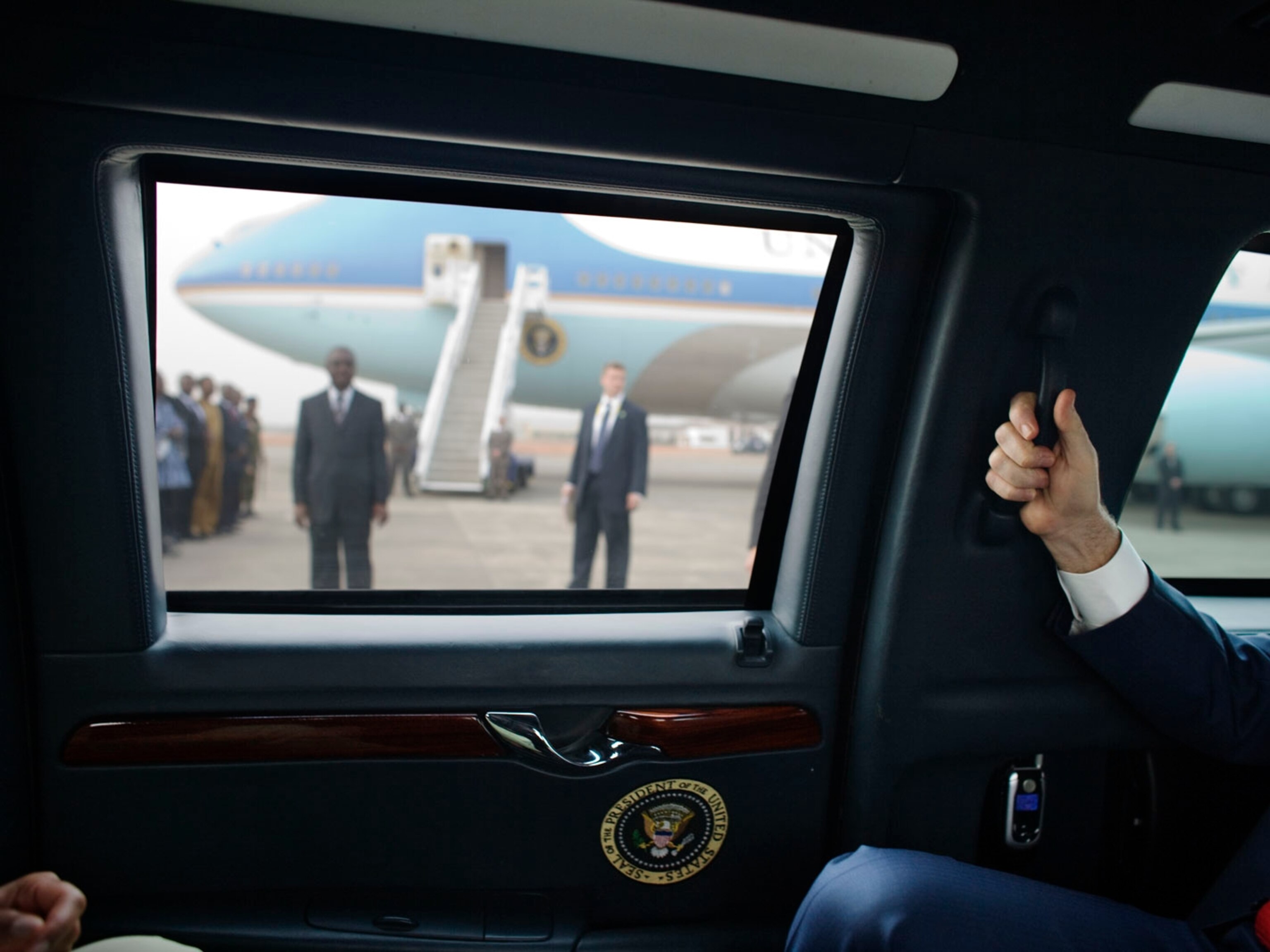 Inside Presidential Limo