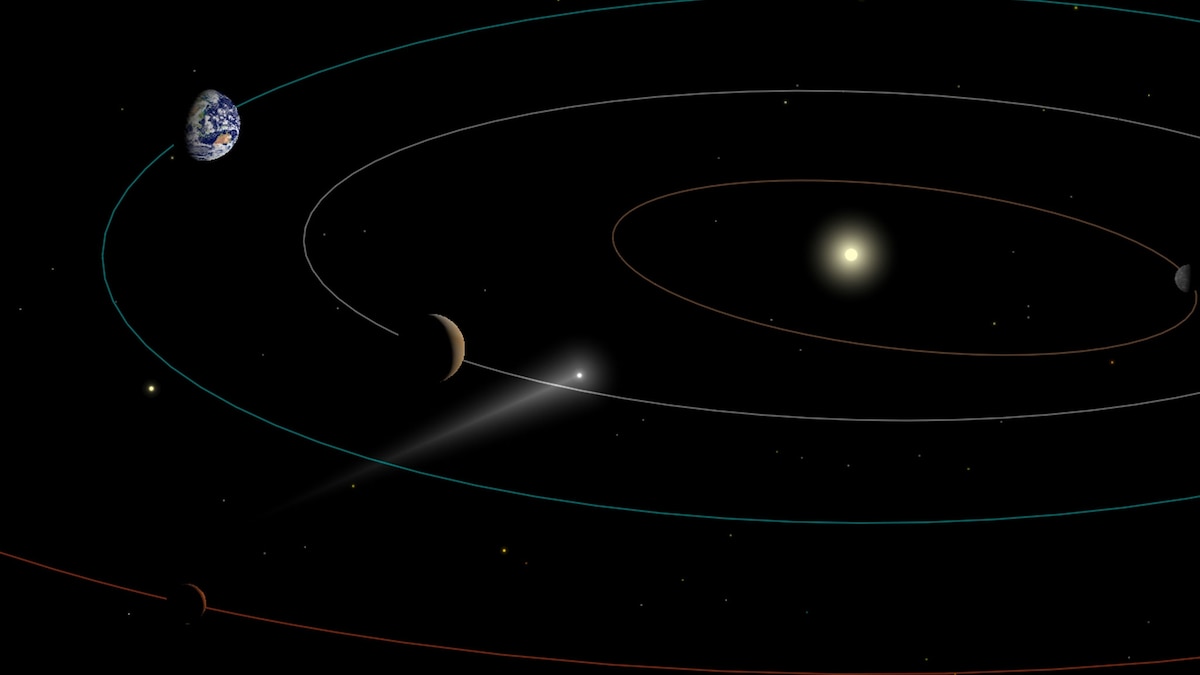 Watch a Comet Fly By the Moon and Venus | National Geographic