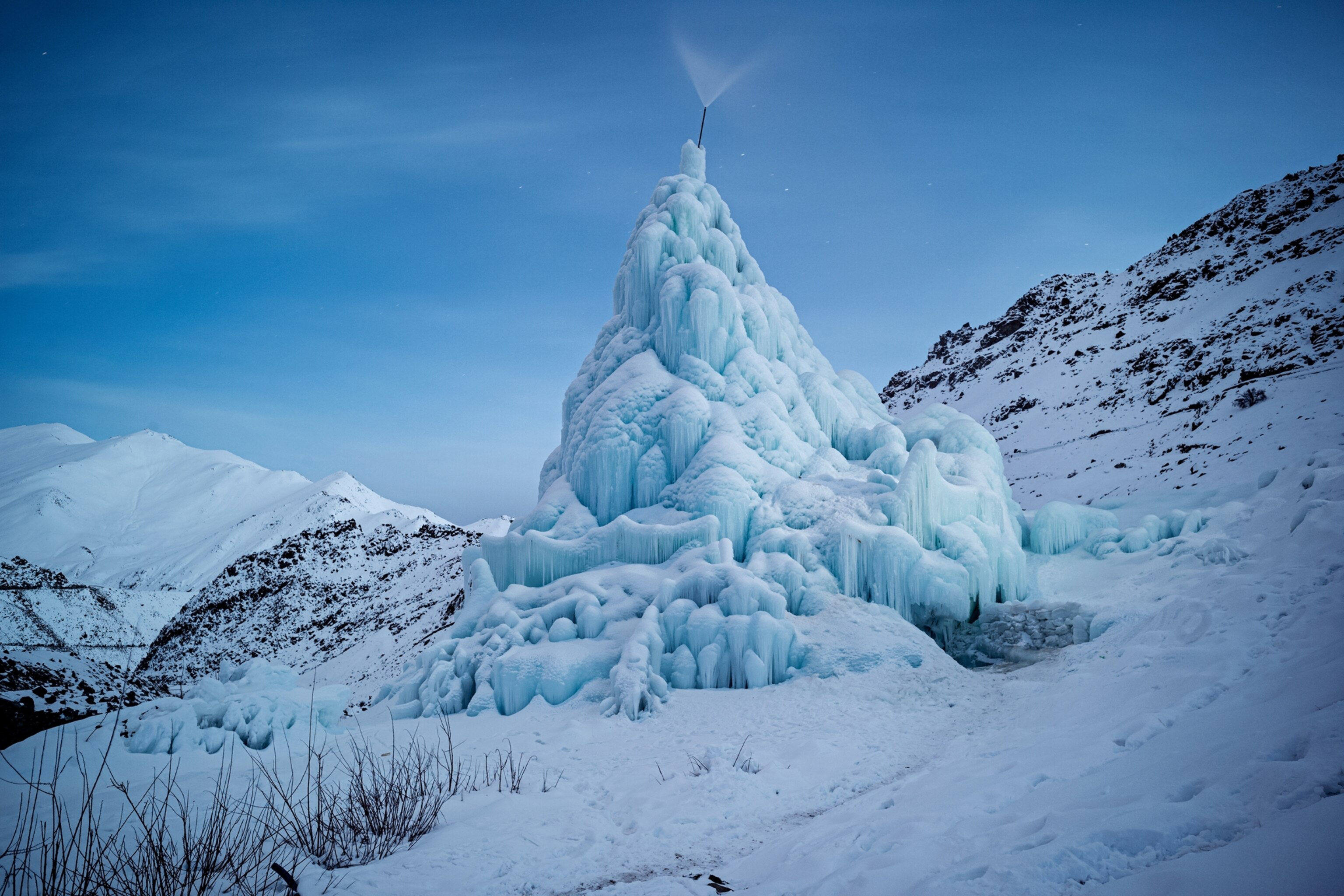 One way to fight climate change: Make your own glaciers.