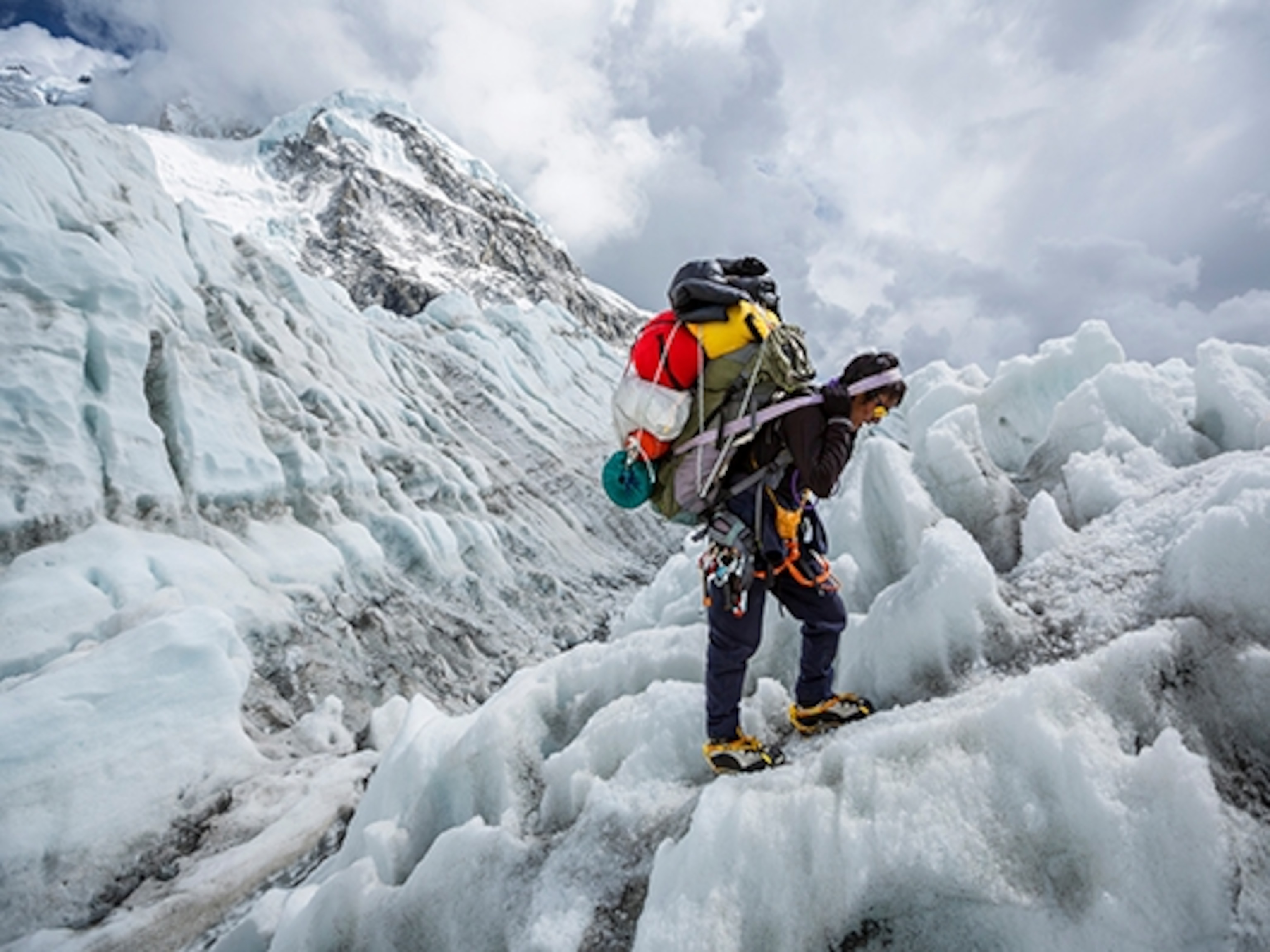 Mount Everest Khumbu Icefall