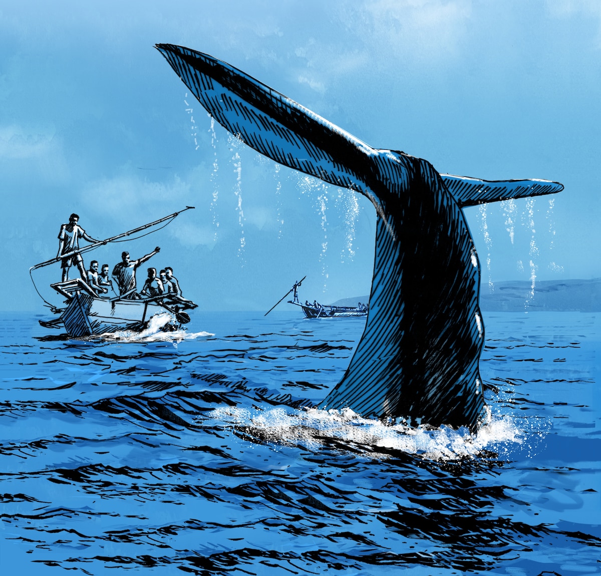This digital graphic novel takes you on an Indonesian whale hunt ...
