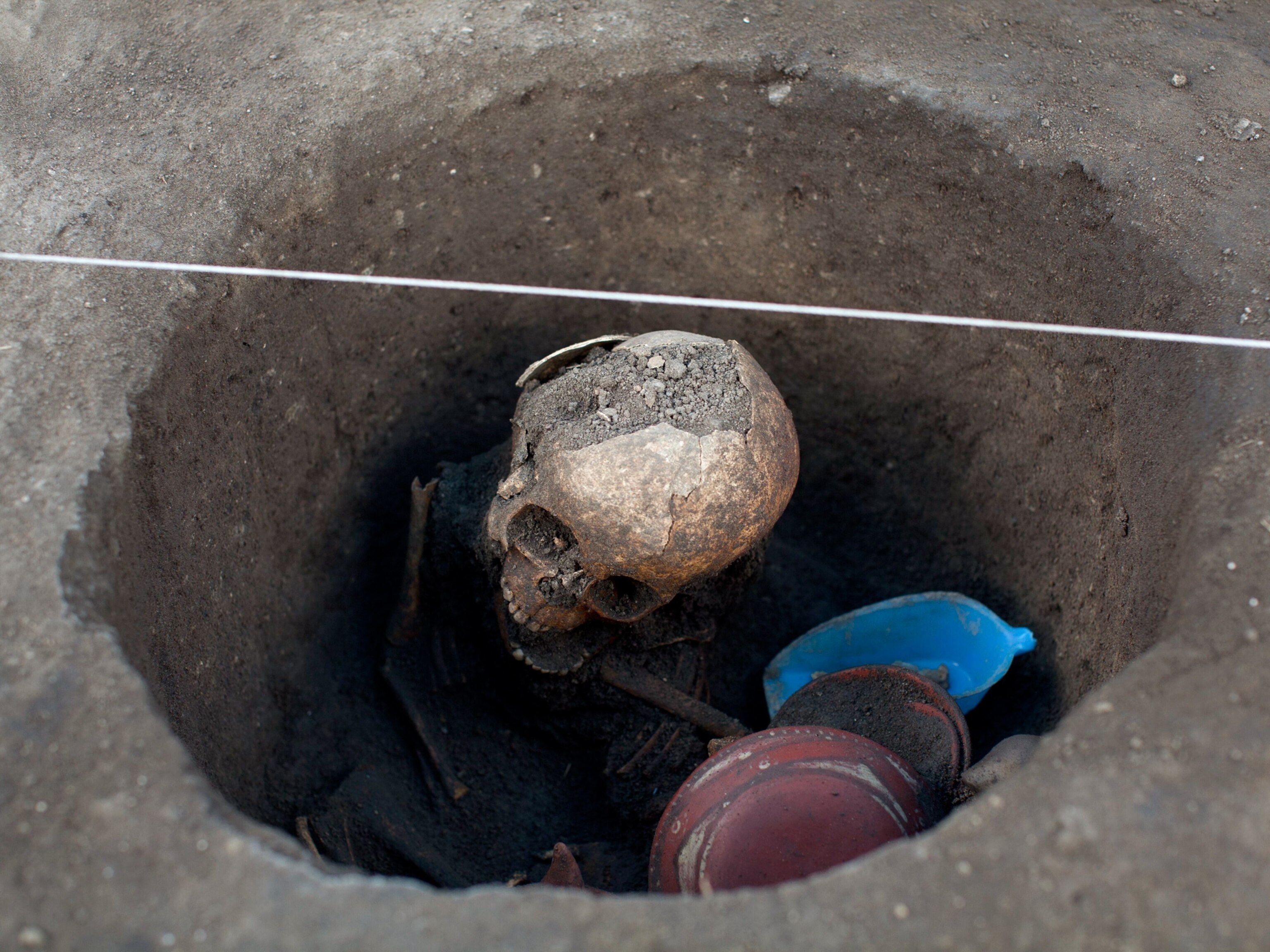 Pictures: "Important" Aztec Child Burials, Sacrifices Found in Mexico City