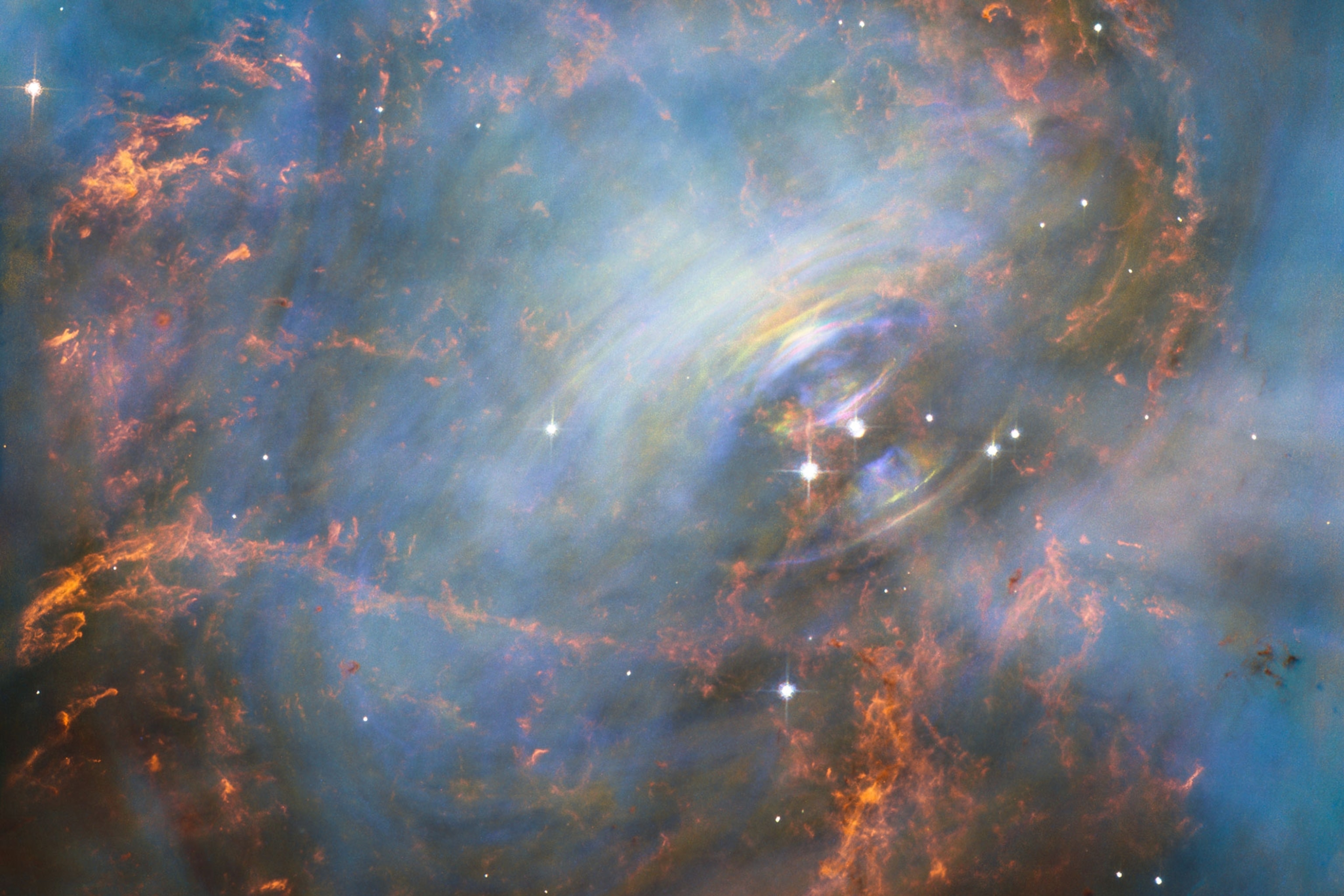 New Hubble Picture Gives First Peek Inside Crab Nebula The Ring Nebula