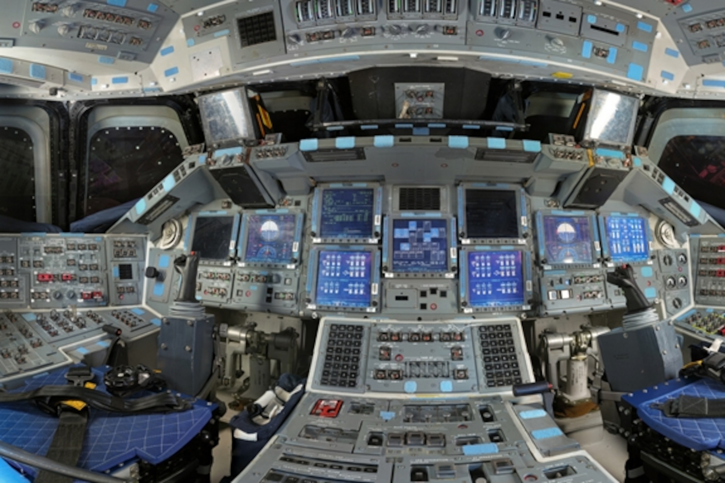 Space Shuttle Launch Cockpit View