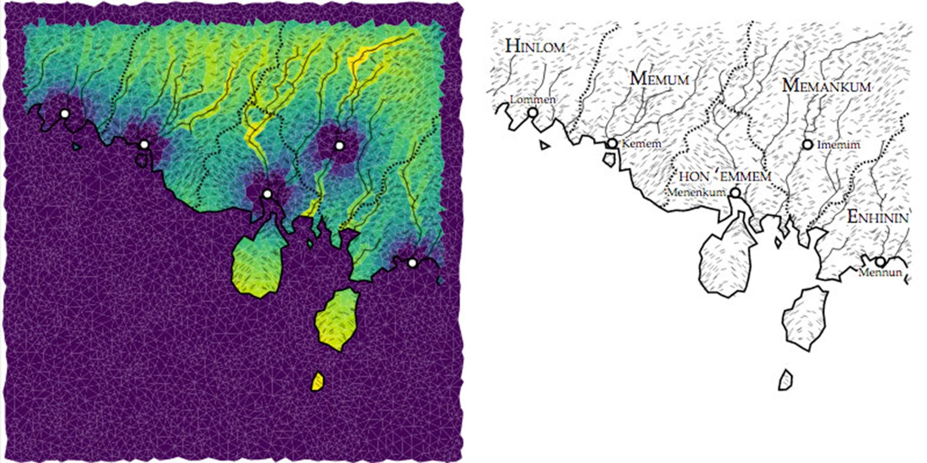 See Maps of Fantasy Worlds Created by Bots