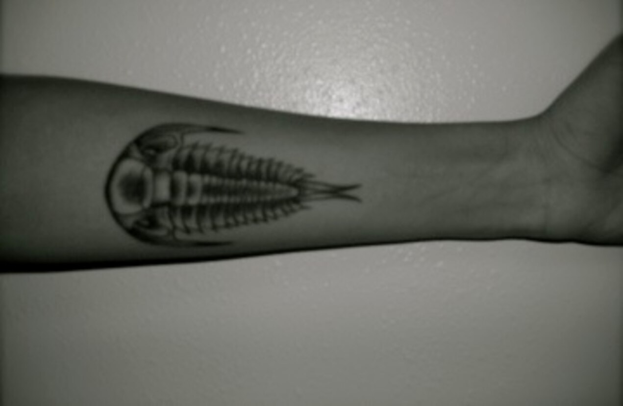 Trilobite Fossil Tattoo