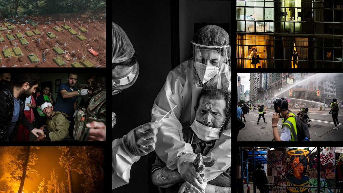 Pictures capture the history-defining moments that shaped 2020 ...
