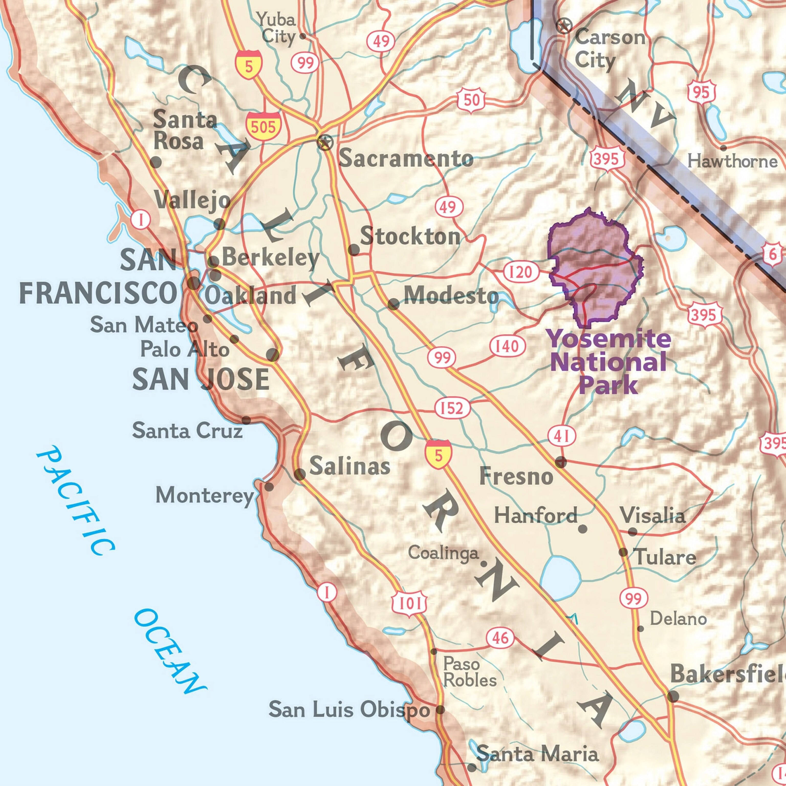 Yosemite Day Hike Maps