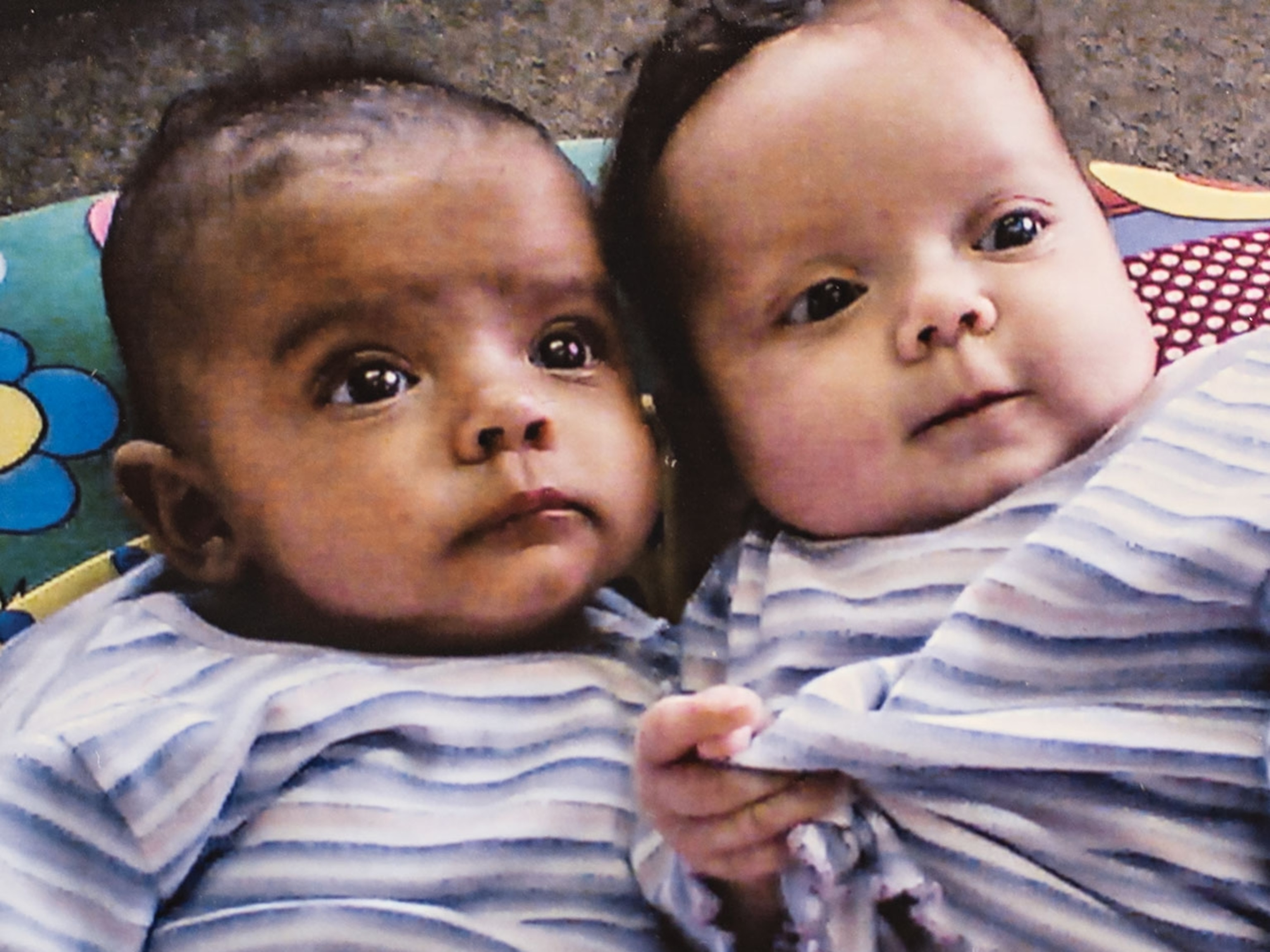 African American Twin Babies