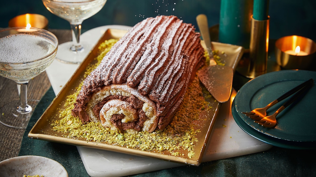 Yule Log Dessert Delivered