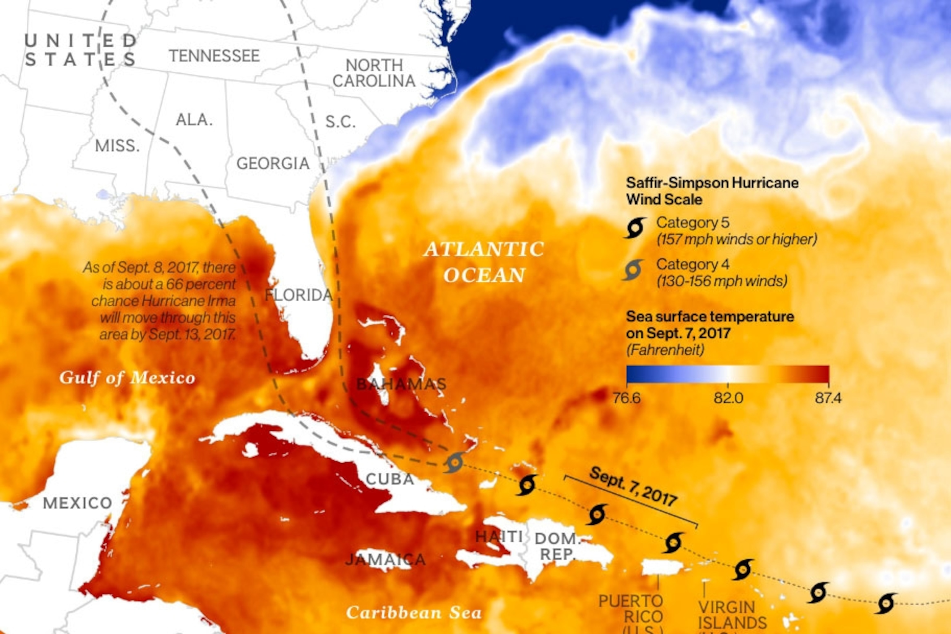 How National Geographic Has Mapped Hurricanes Over 130 Years